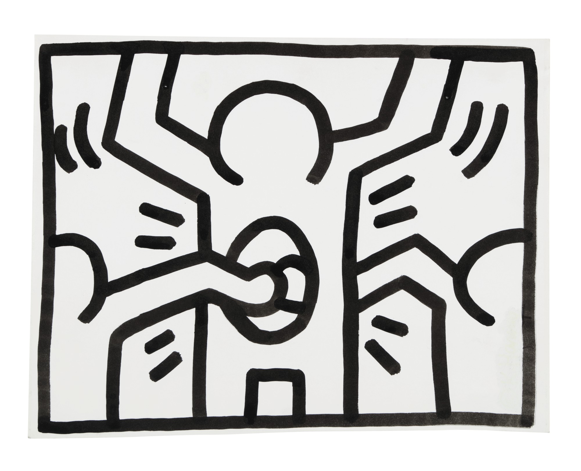 Untitled (Pop Shop Drawing) | Keith Haring’s Greatest Hits: The Pop ...