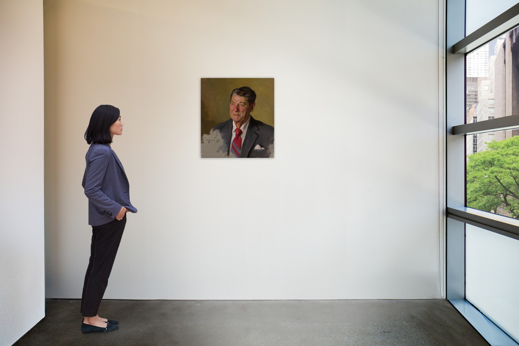 Ronald Reagan (A Sketch) | Master to Master: The Nelson Shanks ...