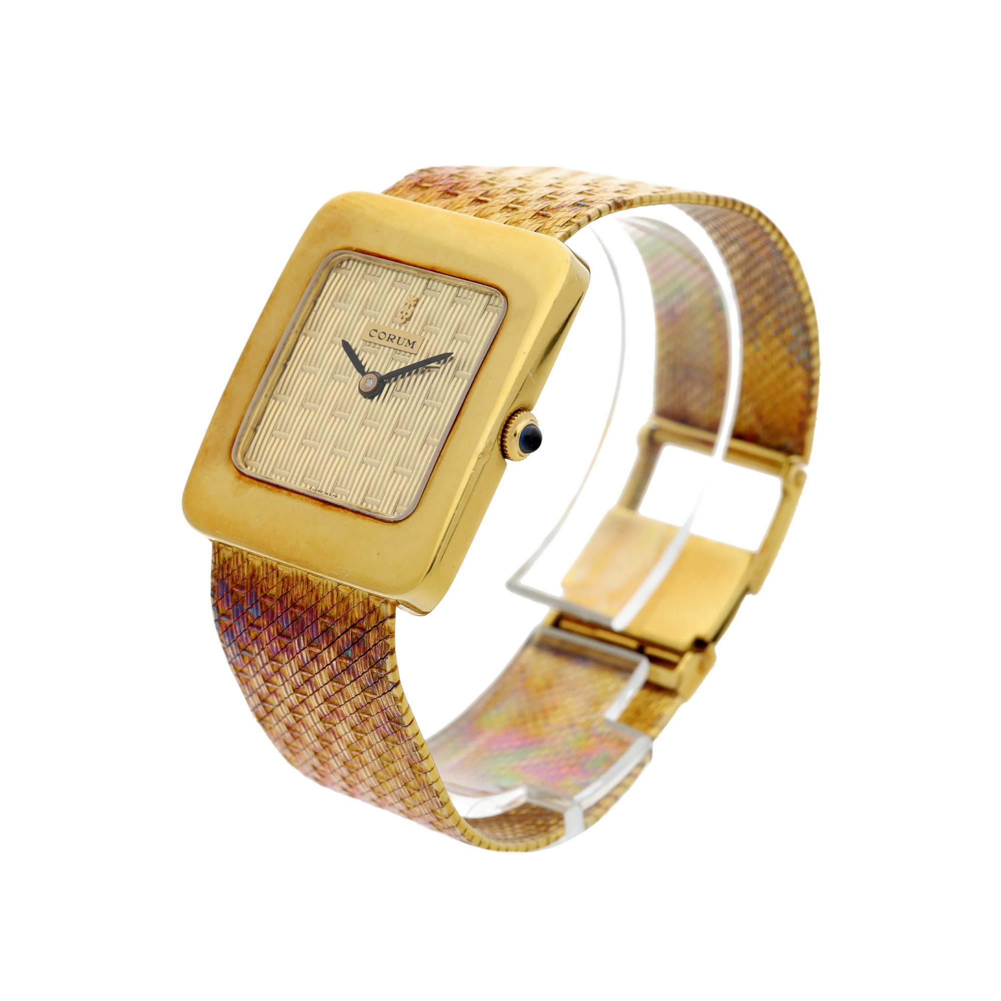 A YELLOW GOLD RECTANGULAR BRACELET WATCH, CIRCA 1990 | Watches | 2020 ...