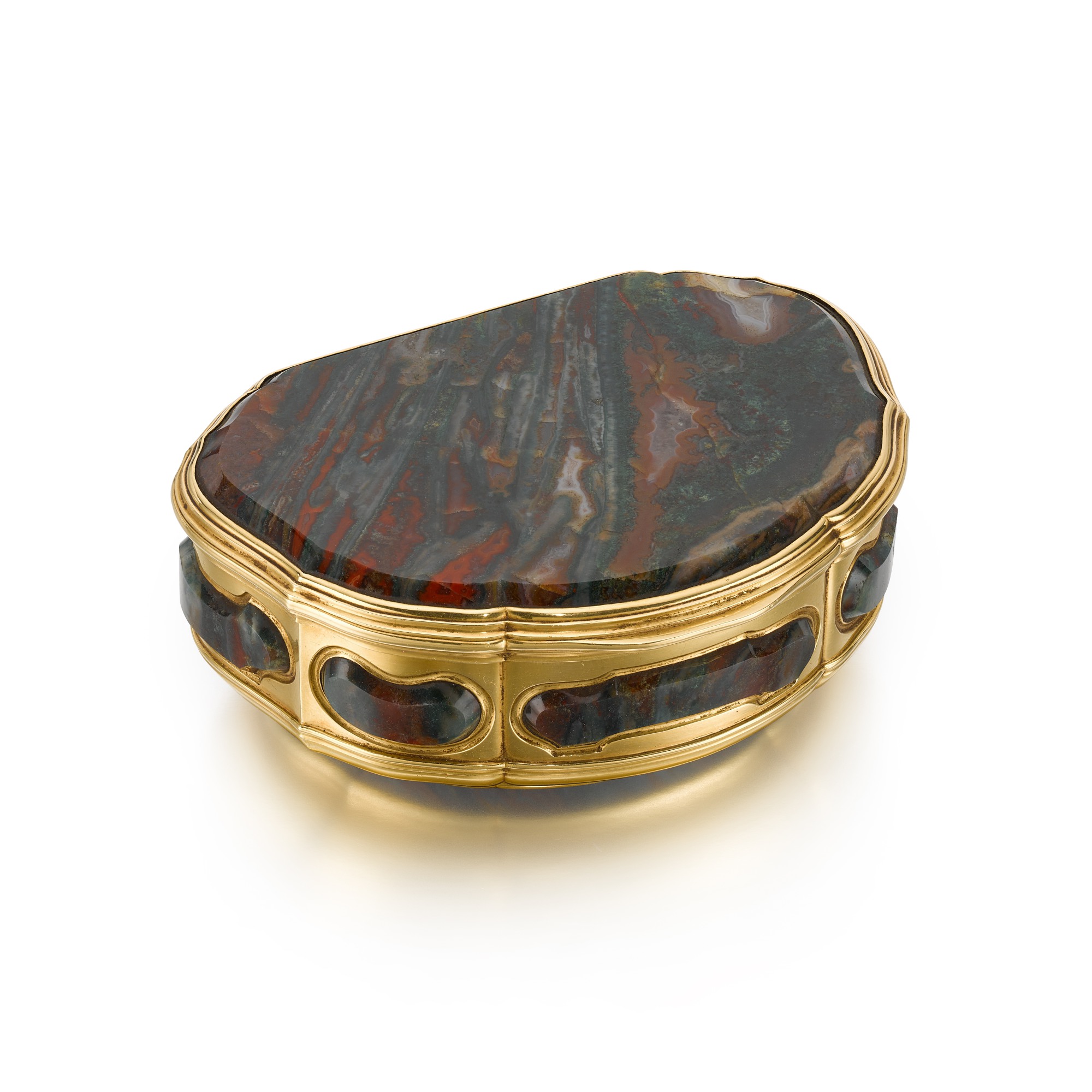 A rare gold-mounted hardstone snuff box, Louis Siriès, Florence, circa 1735 | Fabergé, Gold ...