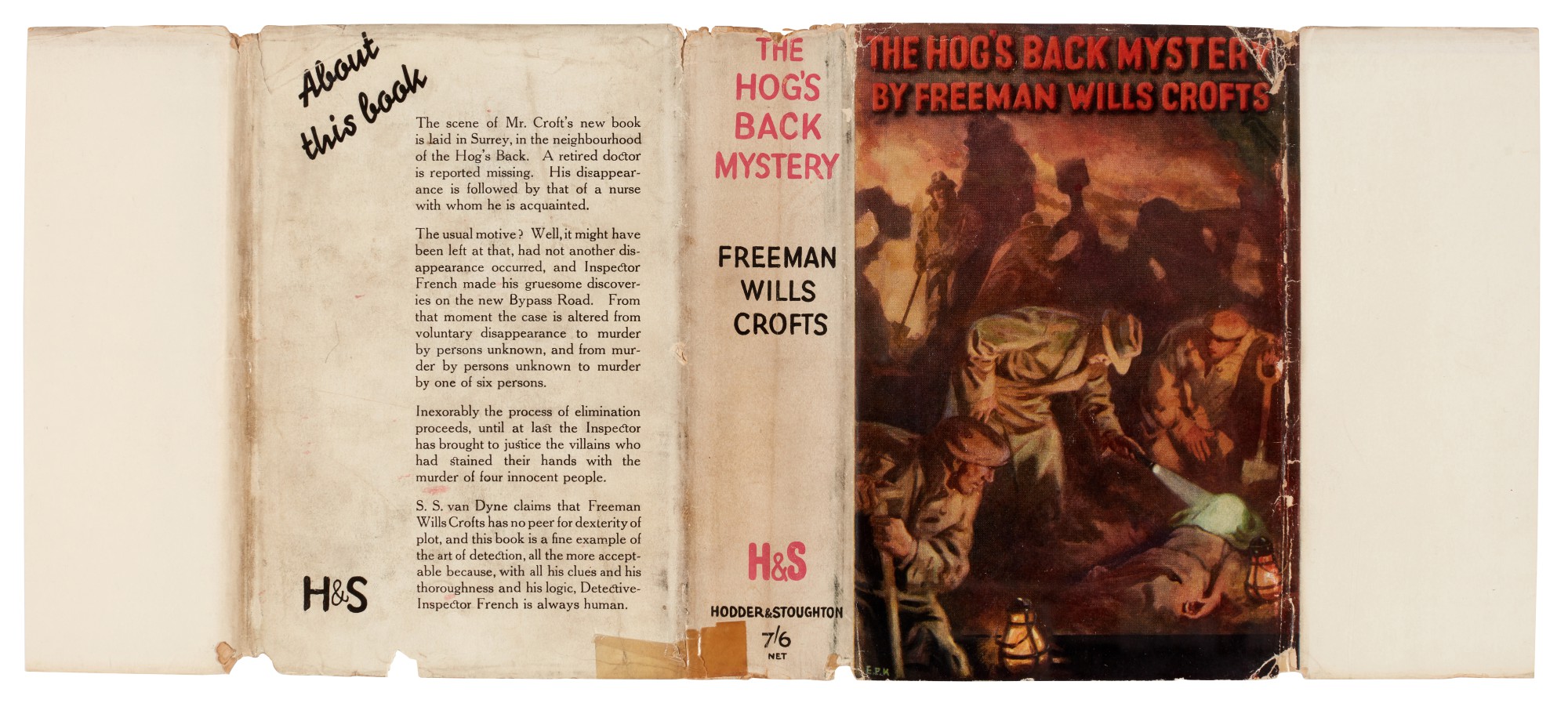 Freeman Wills Crofts | The Hog's Back Mystery, 1933, presentation copy ...