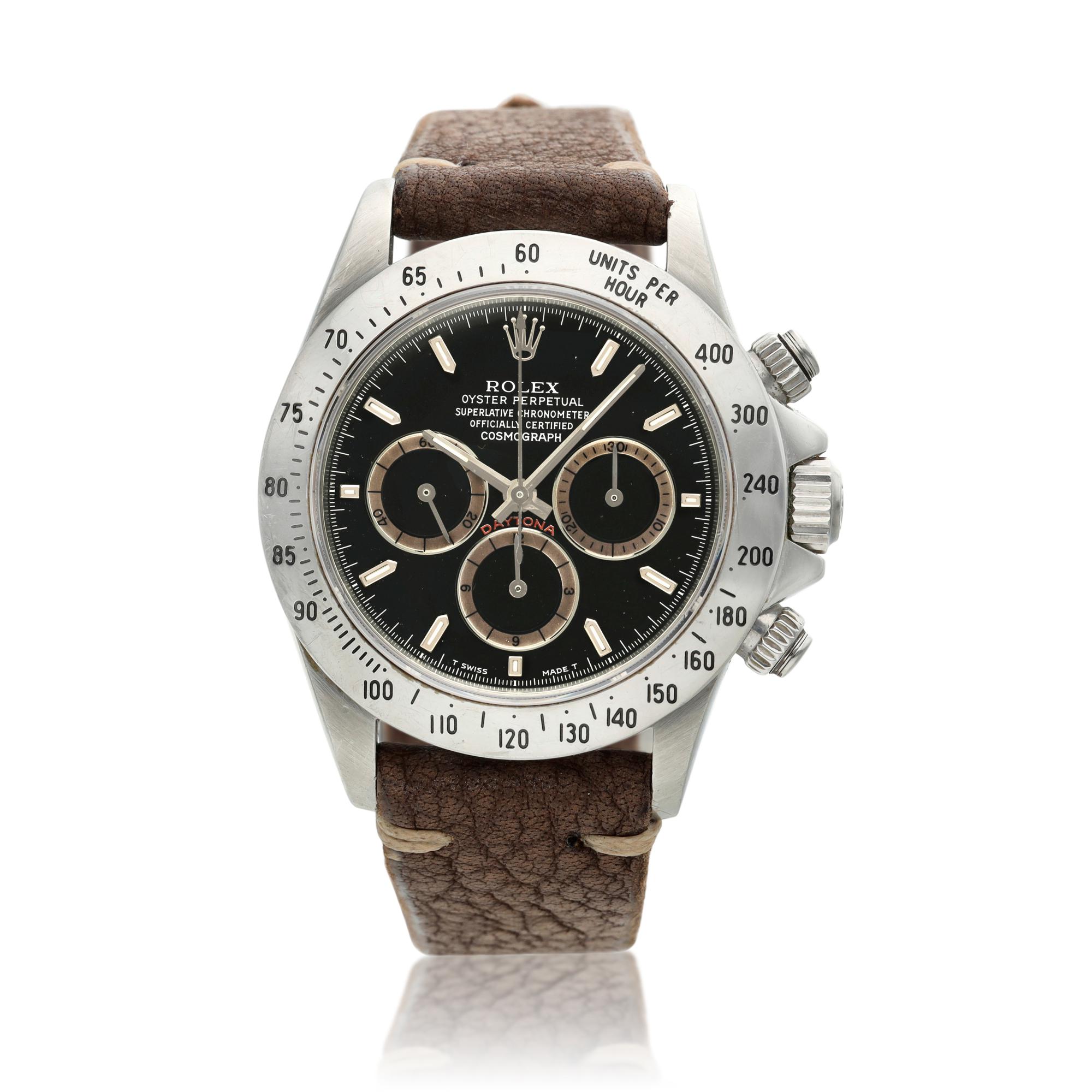 Reference 16520 'Patrizzi Dial Zenith' Daytona, A stainless steel ...