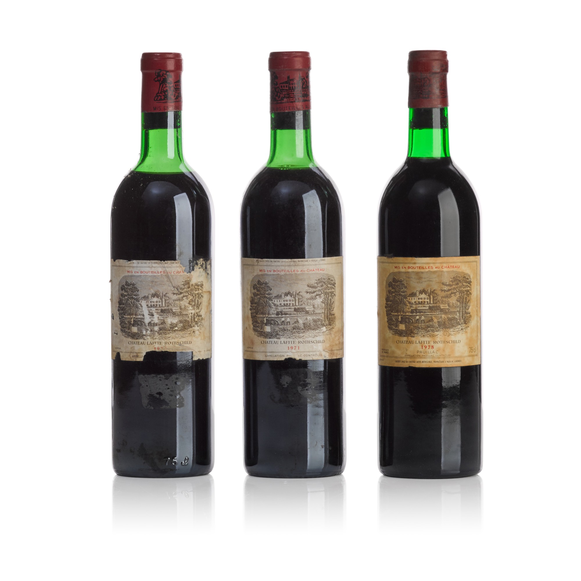 Château Lafite 1971 and 1978 (3 BT) | The Clifford Harris Collection ...