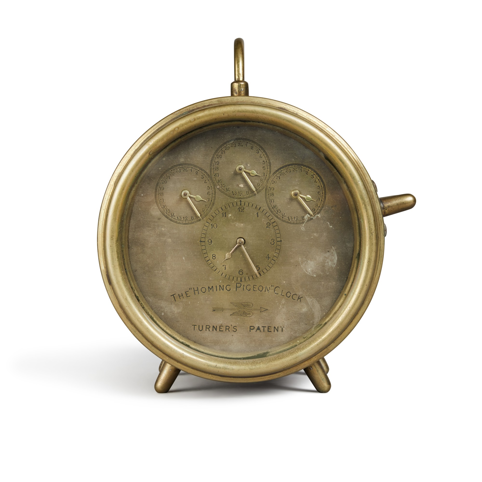 A Brass Homing Pigeon Clock, Circa 1925 | European Furniture, Silver ...