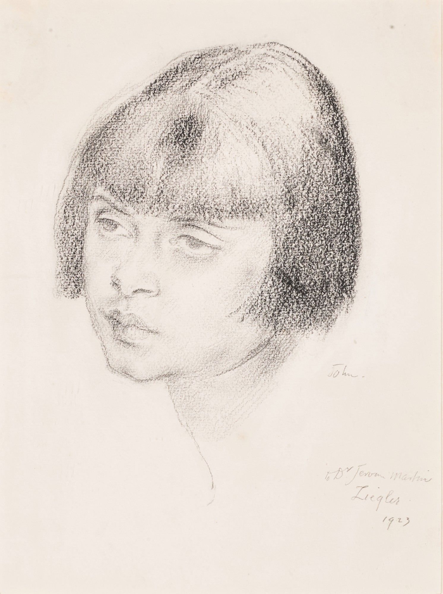 AUGUSTUS JOHN, R.A. | PORTRAIT OF A YOUNG WOMAN | Refining Taste: Works ...