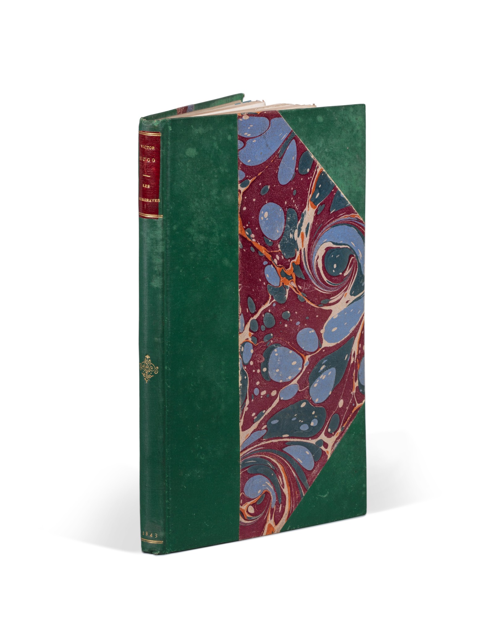 Souvenir du Rhin. [Vers 1855-1856.] Dessin original, signé en rouge et ...