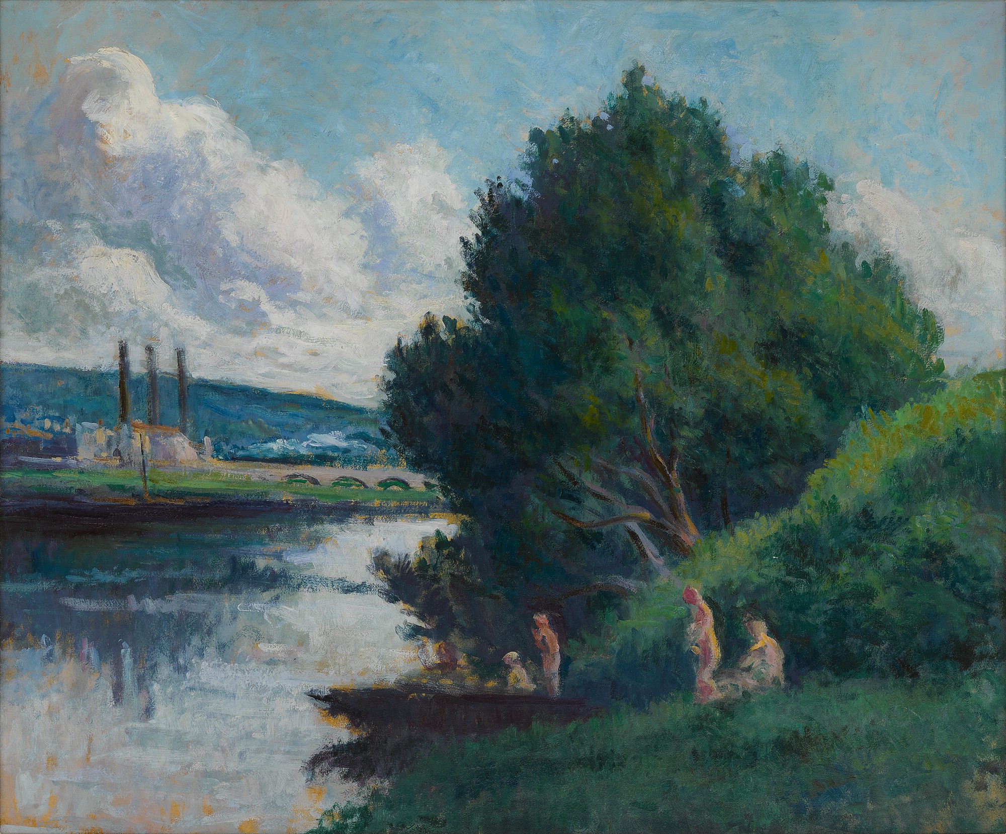 MAXIMILIEN LUCE BORDS DE SEINE Impressionist Modern Art 2020 