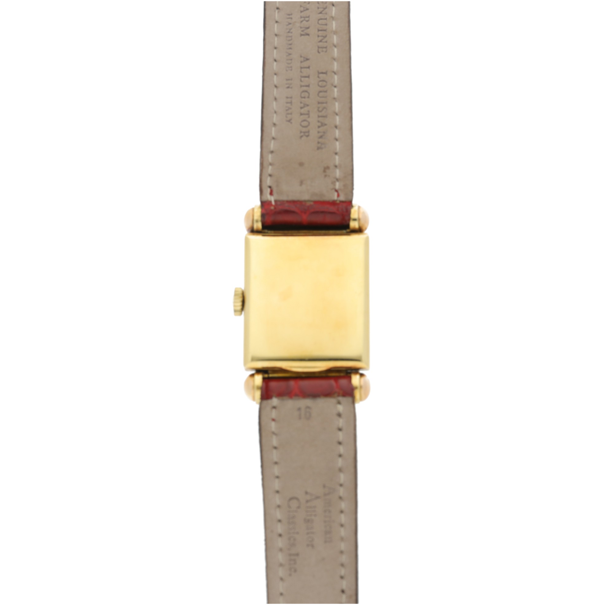 A YELLOW GOLD RECTANGULAR WRISTWATCH, CIRCA 1940 | Weekly Watches | New ...