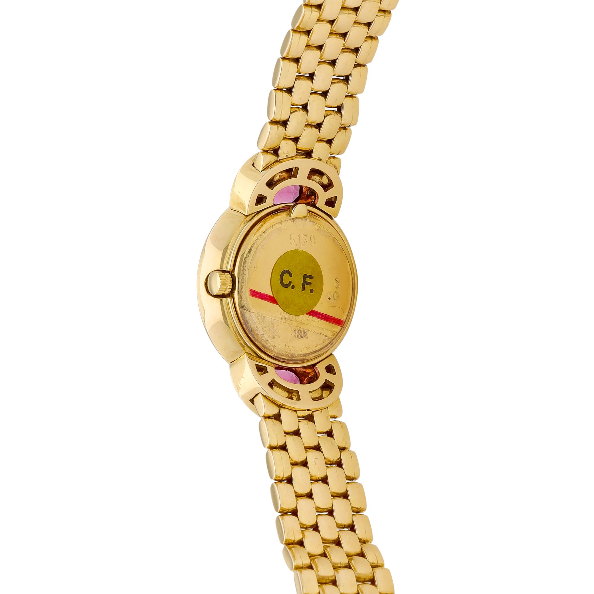 Cellini, Reference 5179 | A yellow gold, diamond and pink-sapphire set ...