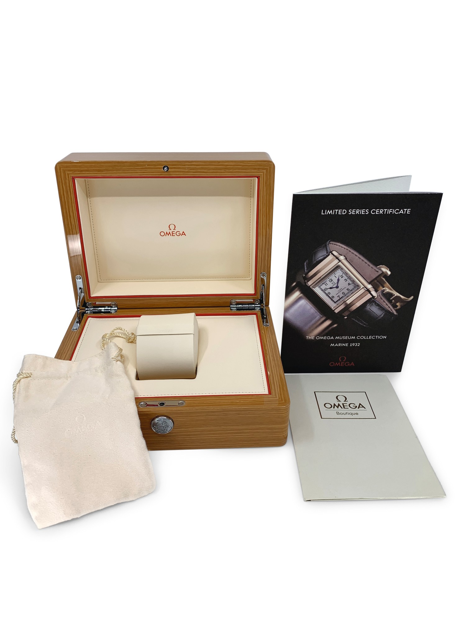 OMEGA | MARINE 1932 A LIMITED EDITION PINK GOLD DOUBLE CASED ...