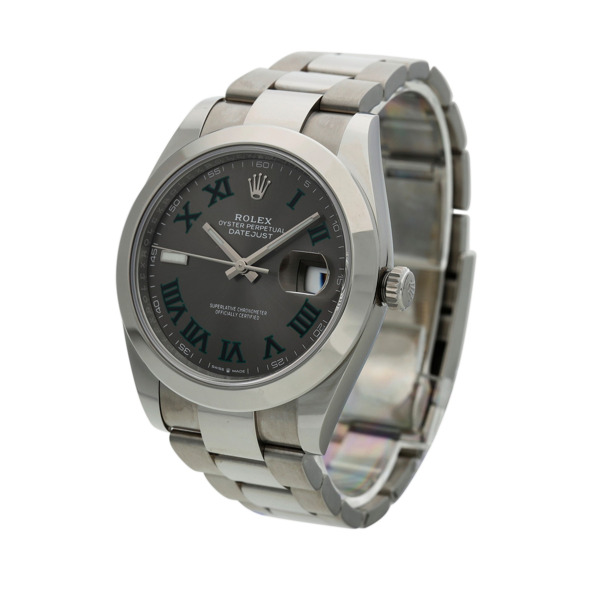 Reference 126300 Datejust, A stainless steel automatic wristwatch with ...