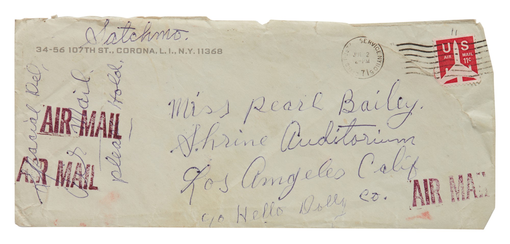 Armstrong, Louis | One of Armstrong's last letters: a warm and intimate ...