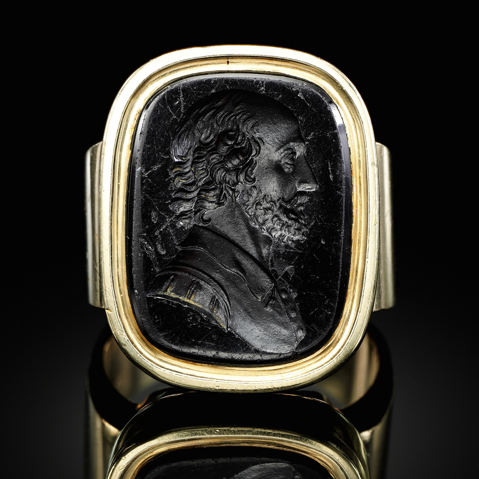 English, 19th century | Intaglio with William Shakespeare | Small ...