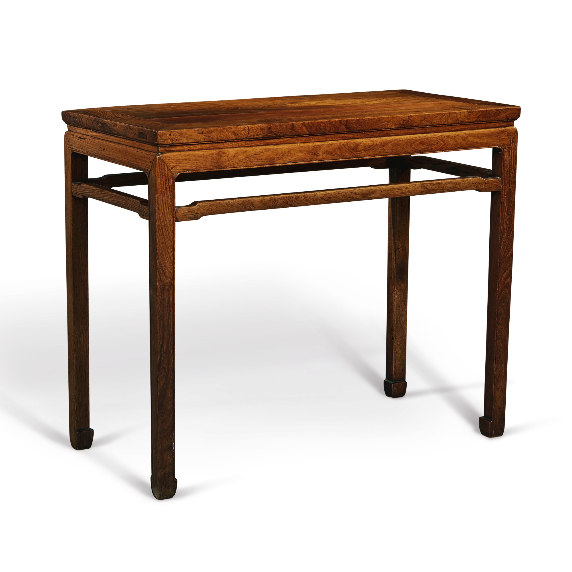 A 'huanghuali' waisted corner-leg table (Banzhuo), Late Qing dynasty ...