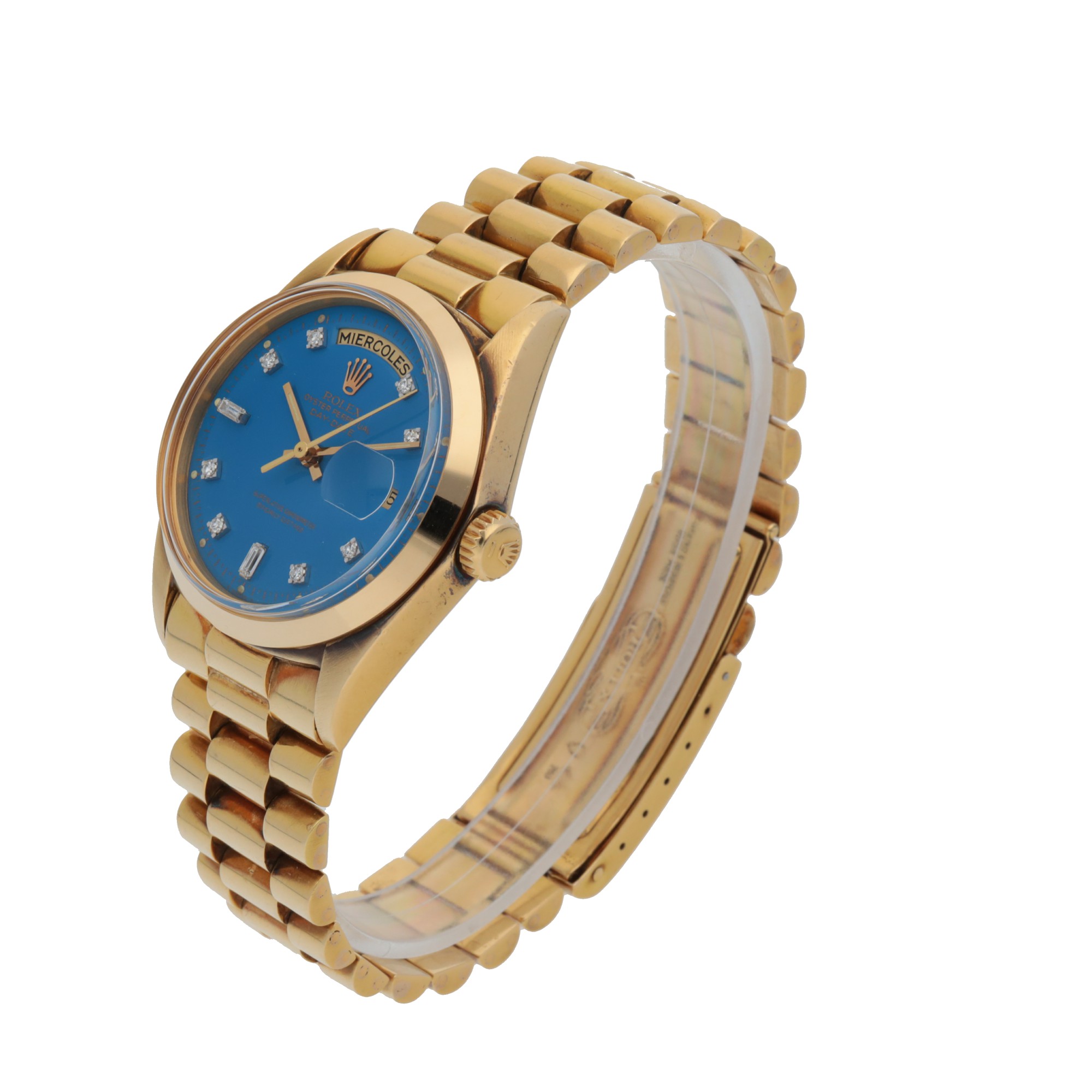 ROLEX | 'STELLA' DAY-DATE, REF 1802, YELLOW GOLD AND DIAMOND-SET ...