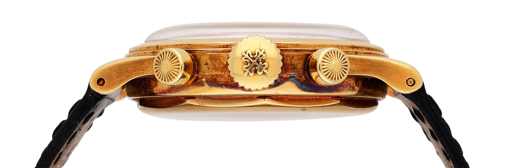 Reference 1463 | Retailed by Tiffany & Co.: A yellow gold chronograph ...