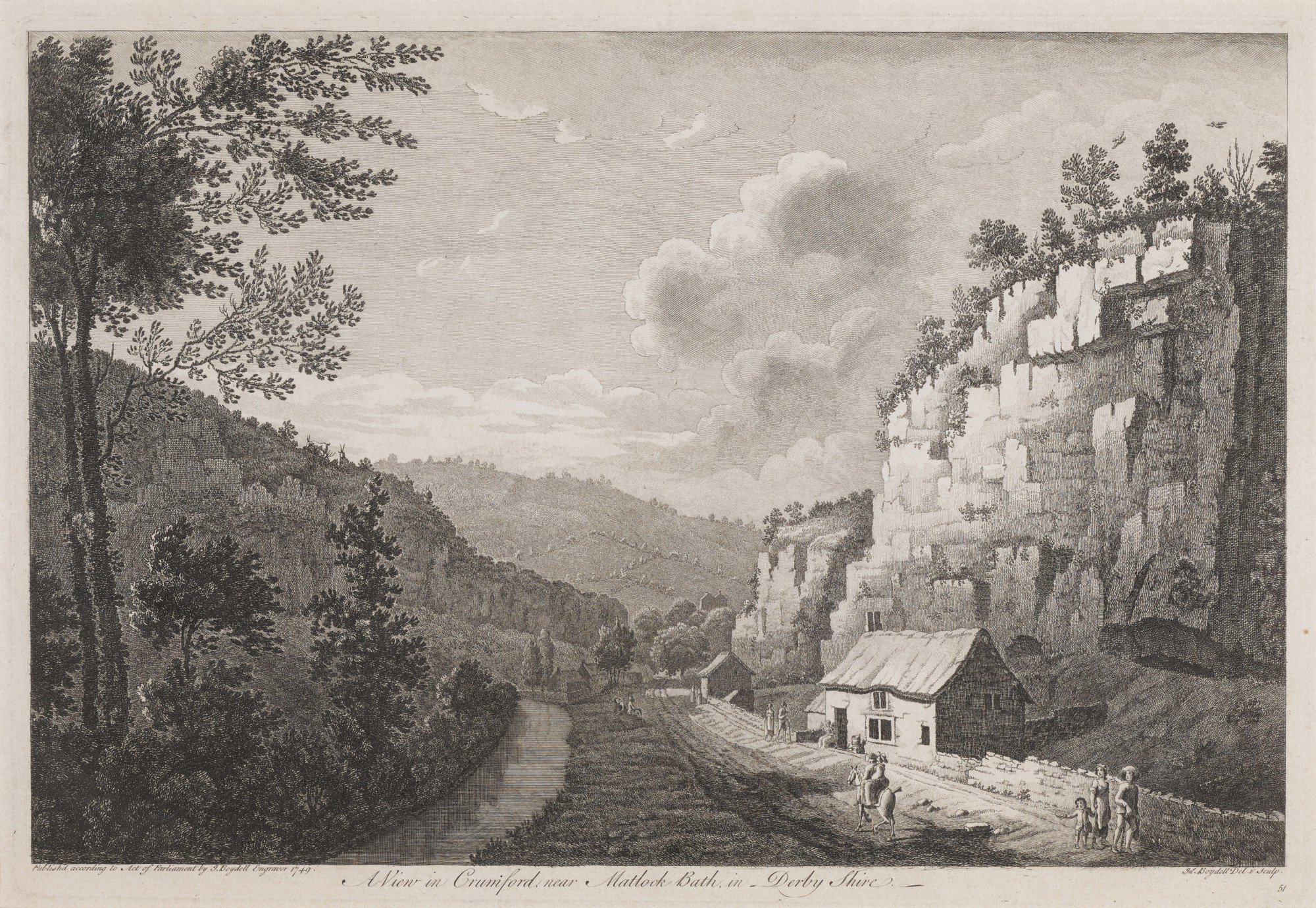 John Boydell (1719-1804), Views of Wales and Derbyshire | Town ...