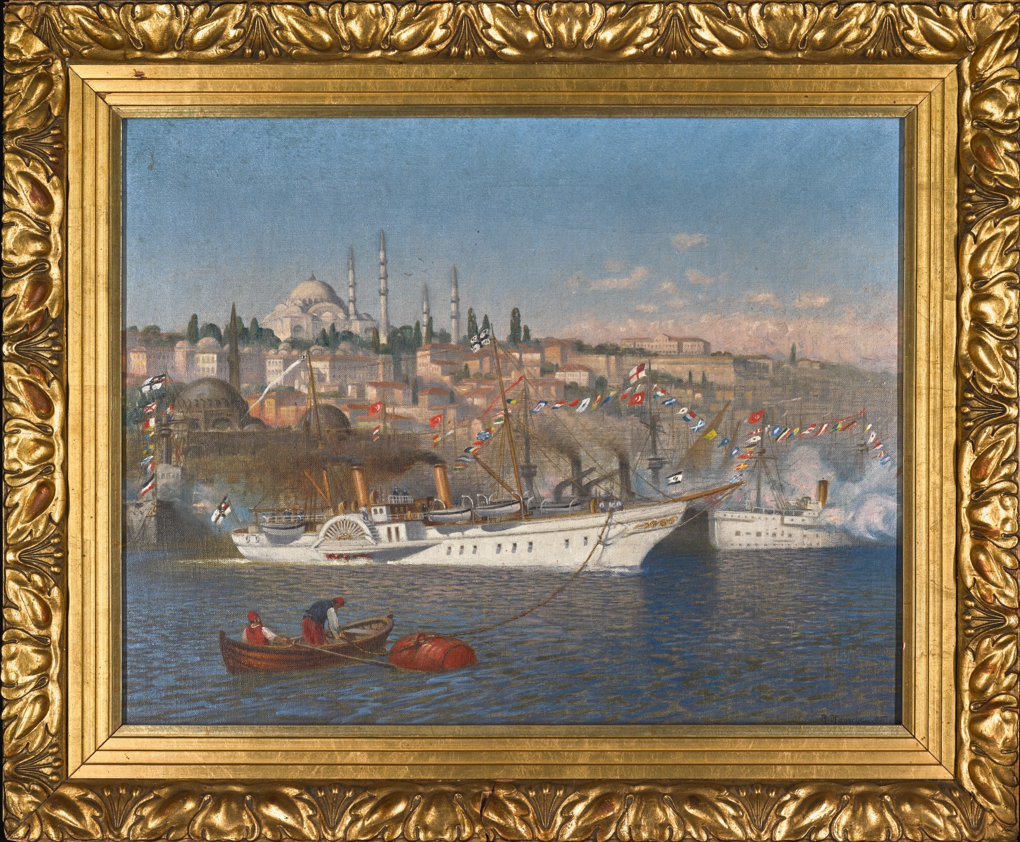 REINHOLD HANSCHE | Arrival of Kaiser Wilhelm II in Constantinople | The ...