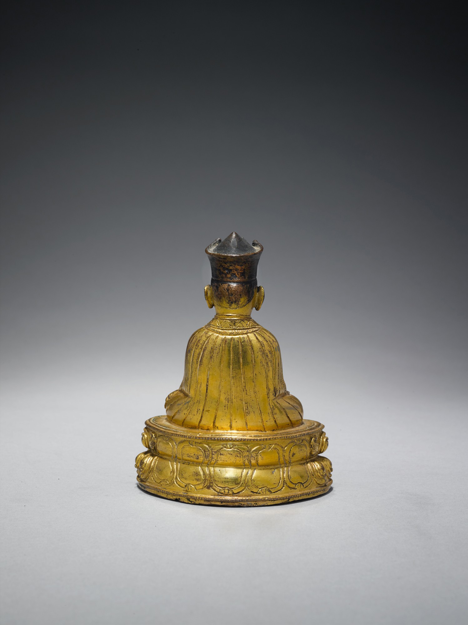 A Gilt Copper Alloy Figure of the Third Karmapa, Tibet, 14th Century ...