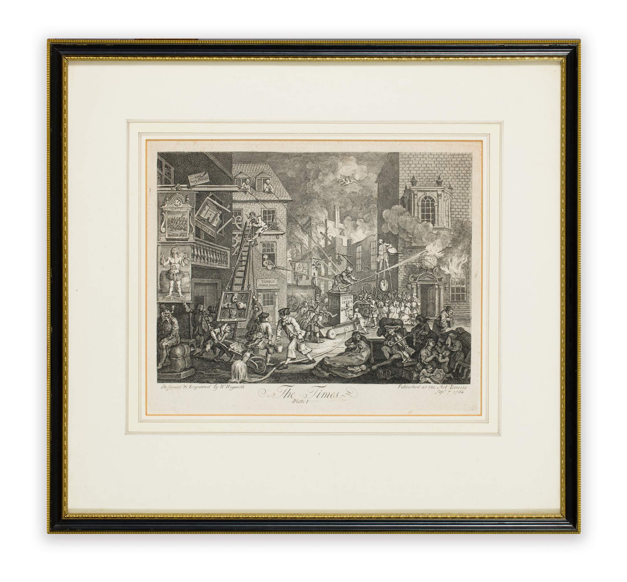 AFTER WILLIAM HOGARTH [D'APRÈS WILLIAM HOGARTH] (i) THE FOUR TIMES OF ...