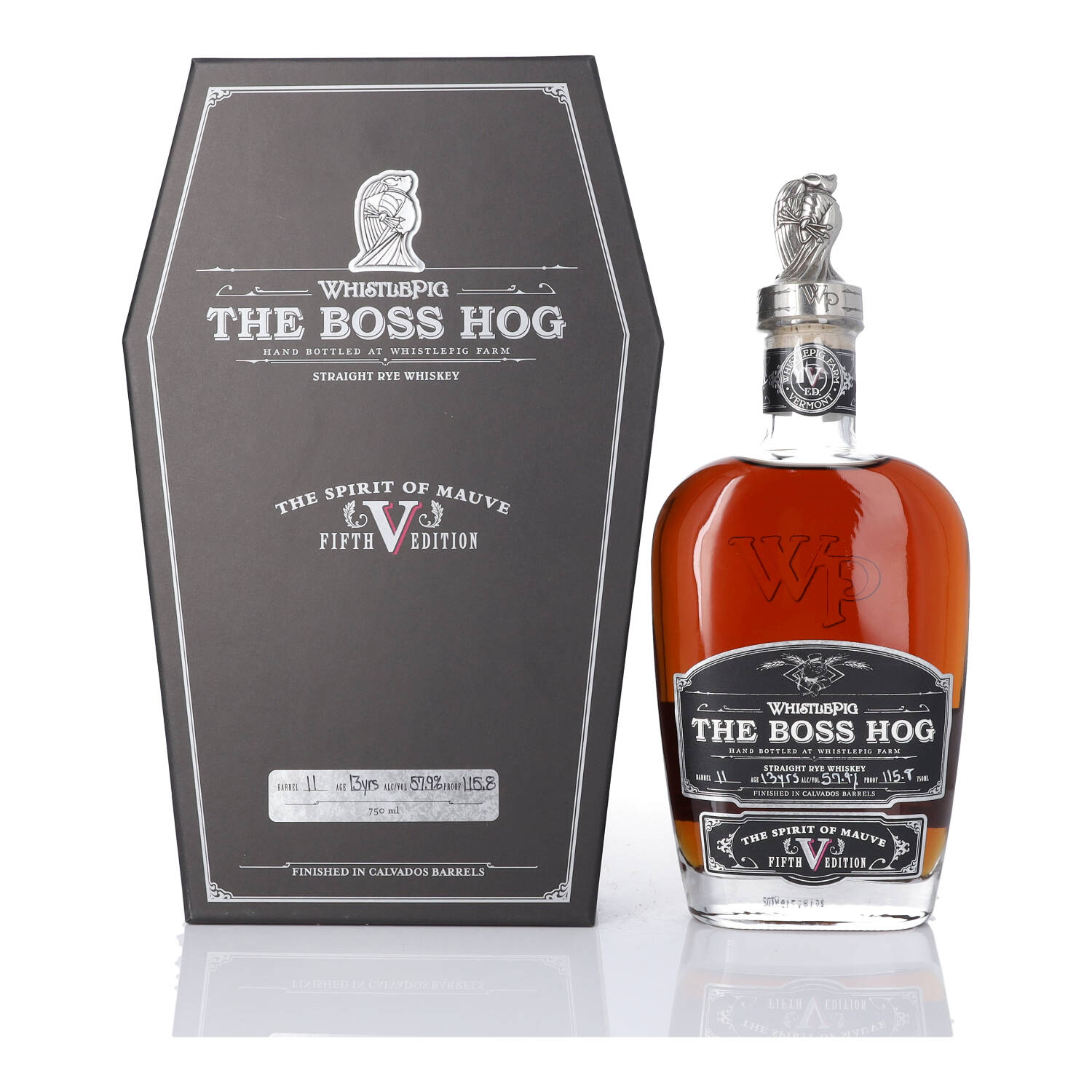 WhistlePig The Boss Hog 5th Edition "The Spirit Of Mauve" 13 Year Old ...