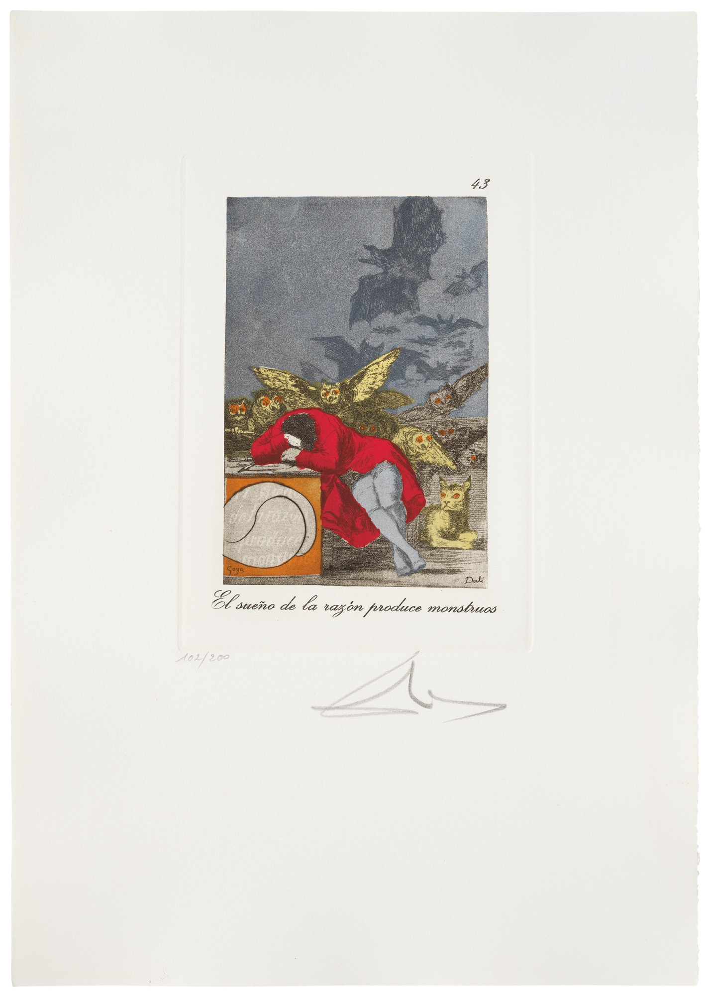 SALVADOR DALÍ | LES CAPRICES DE GOYA DE DALÍ (MICHLER & LÖPSINGER 848 ...
