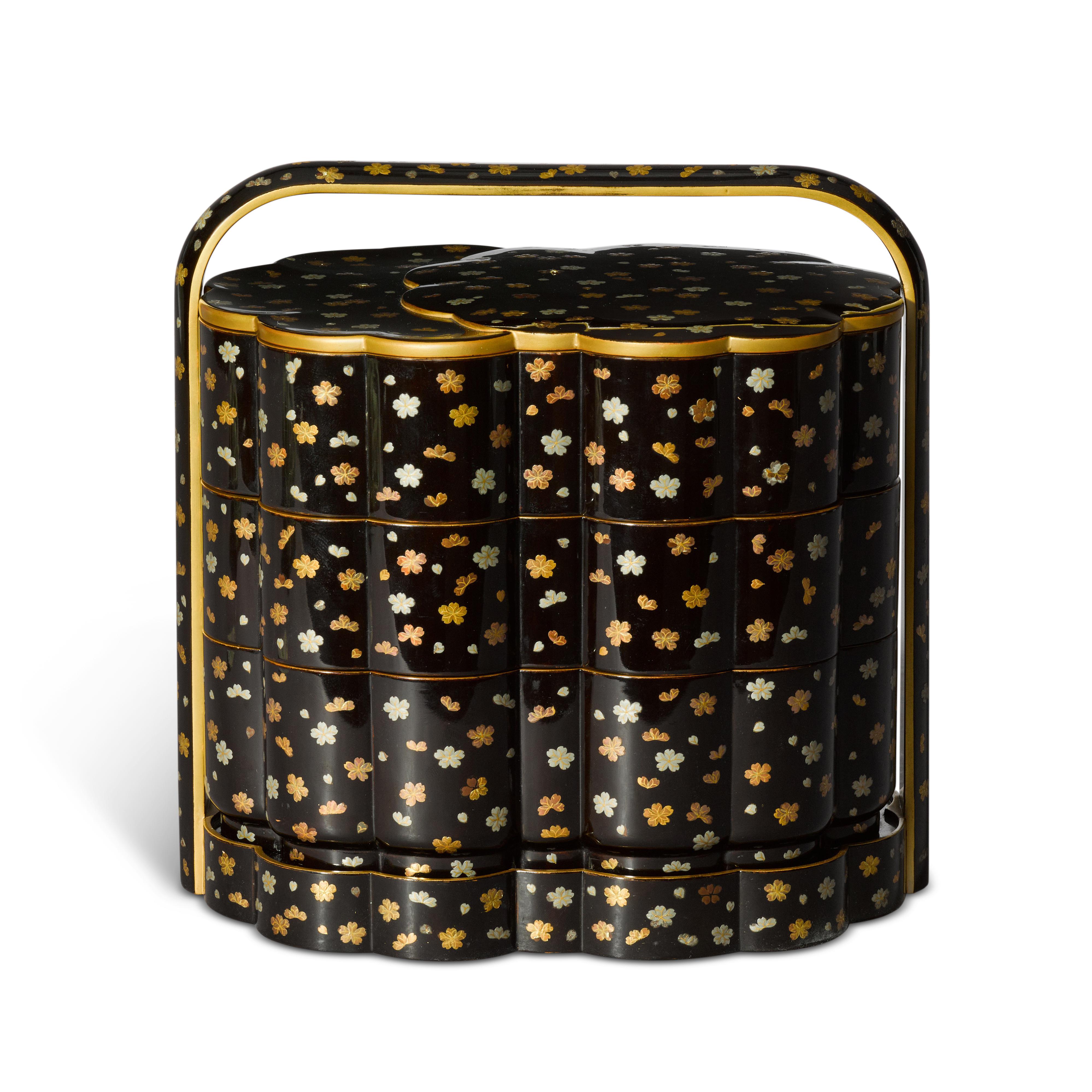 A jubako [tiered box] | Meiji period, late 19th century | Freddie ...