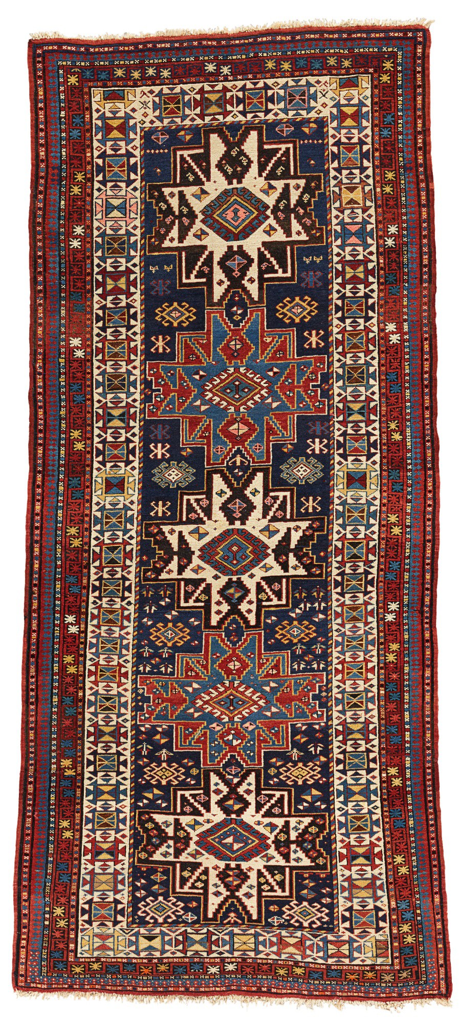 A LESGHI STAR LONG RUG, EAST CAUCASUS | A Passion for Collecting: The ...
