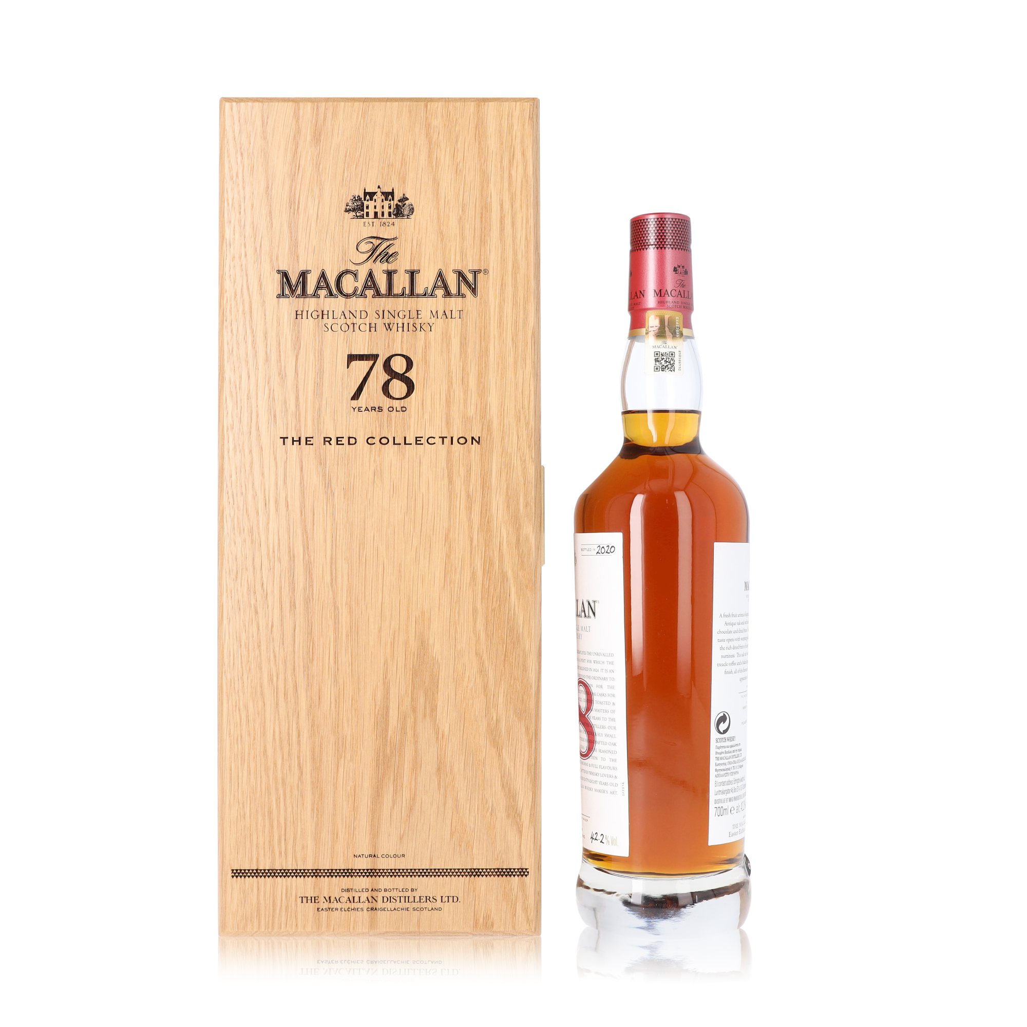 The Macallan The Red Collection 78 Year Old 42.2 abv NV (1 BT70 ...