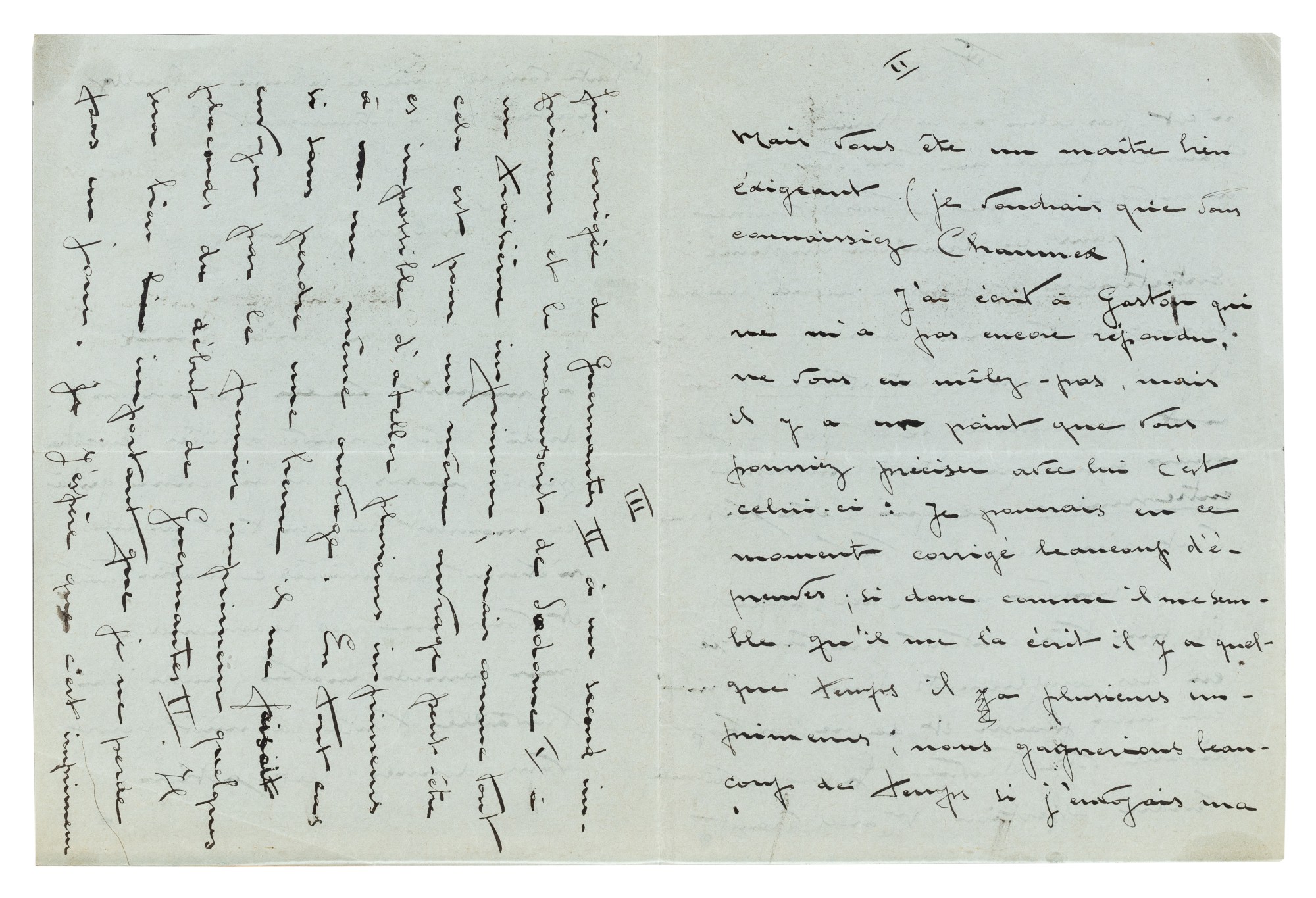3 lettres à Jacques Rivière, 1921-1922, dictées. Sur la parution d ...