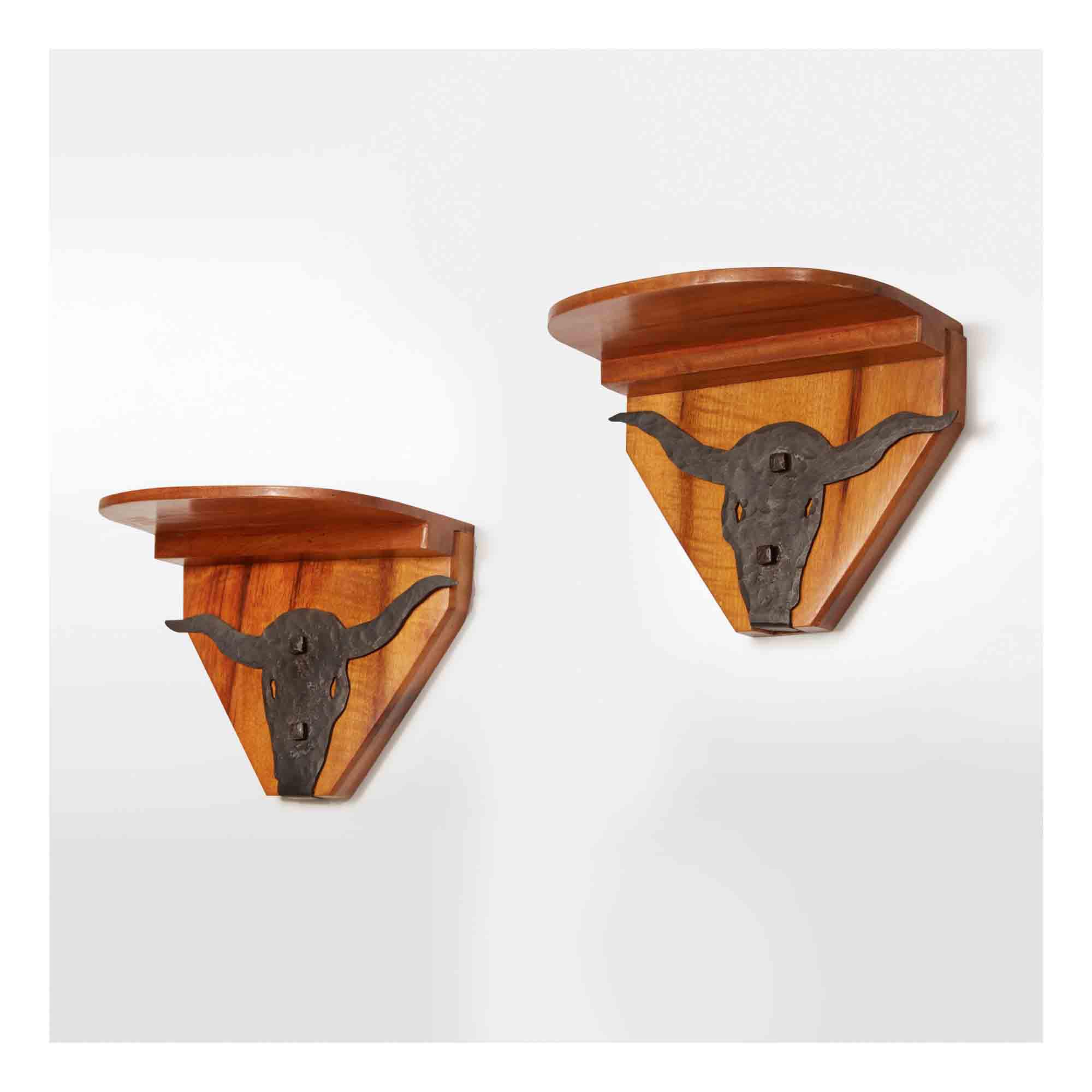 Pair of “Longhorn” Wall Shelves | Thomas Molesworth: Designing the ...