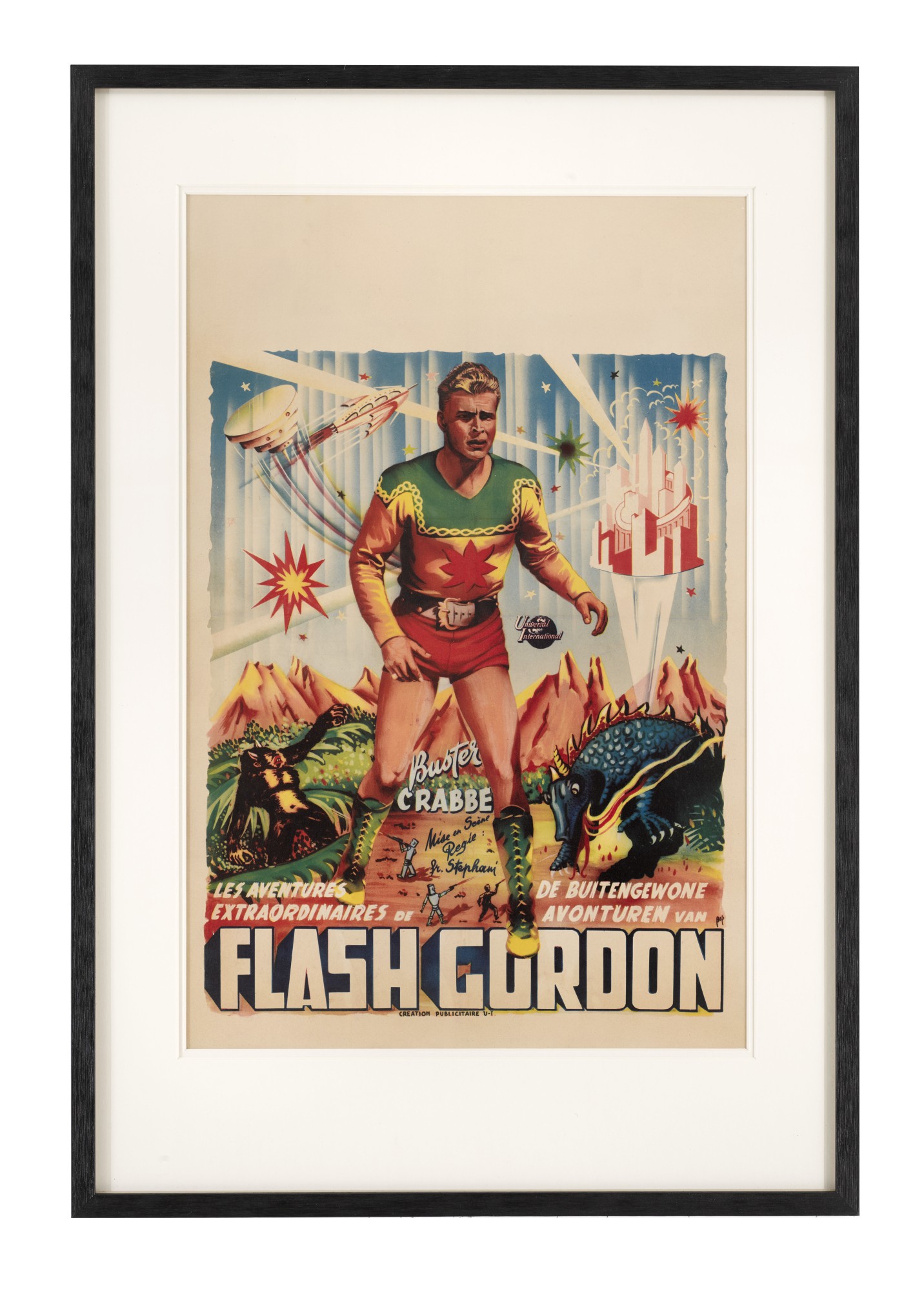Flash Gordon (1936), first Belgian release poster (circa 1940s ...