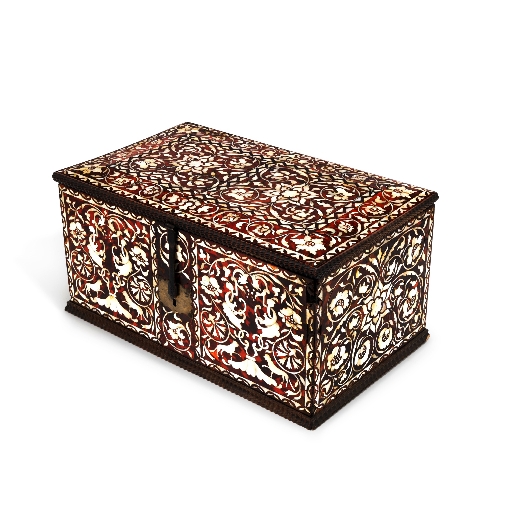 A Spanish Colonial Walnut, Rosewood, Mother-of-Pearl and Tortoiseshell ...