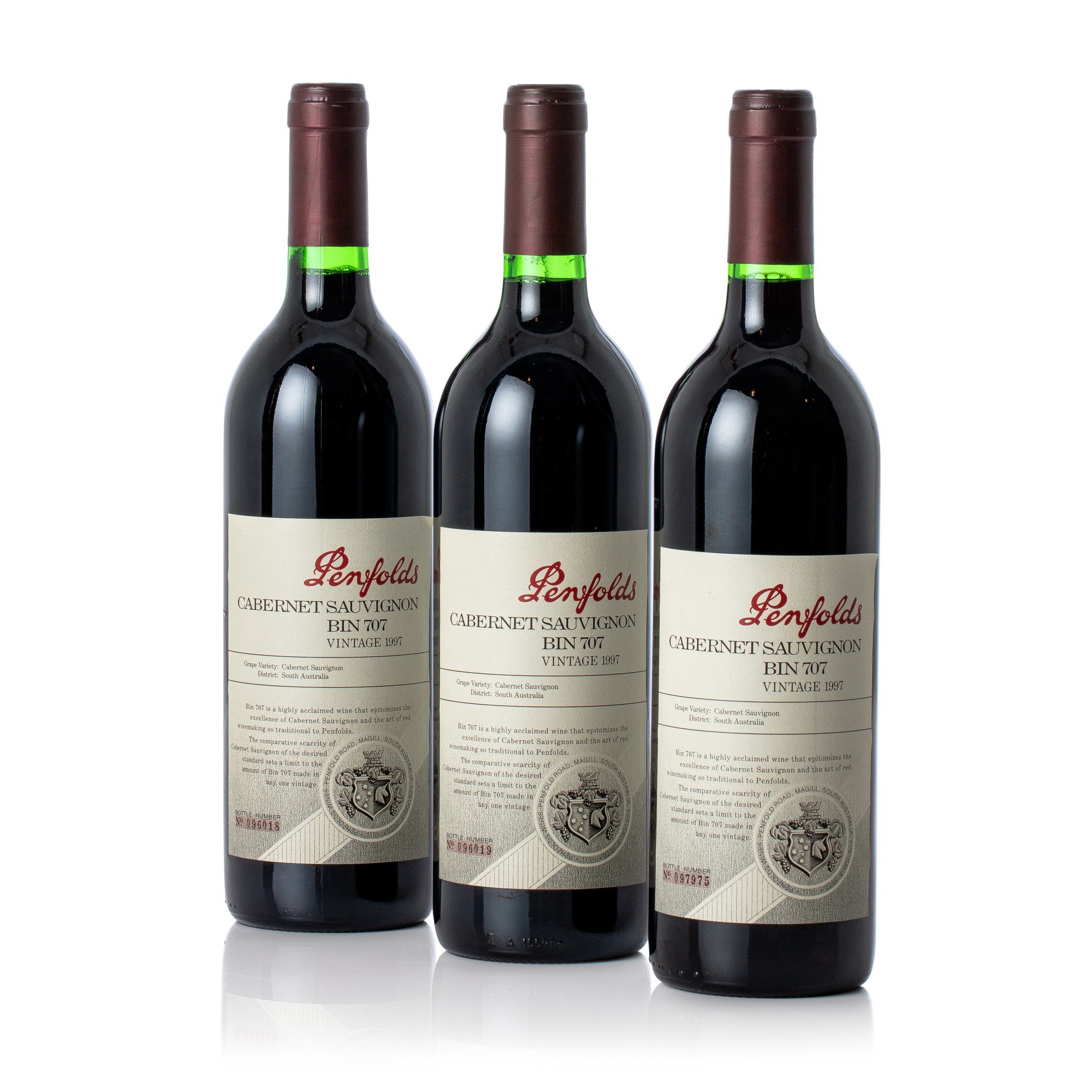 Penfolds Bin 707 Cabernet Sauvignon 1997 (3 BT) | Vine | Finest ...