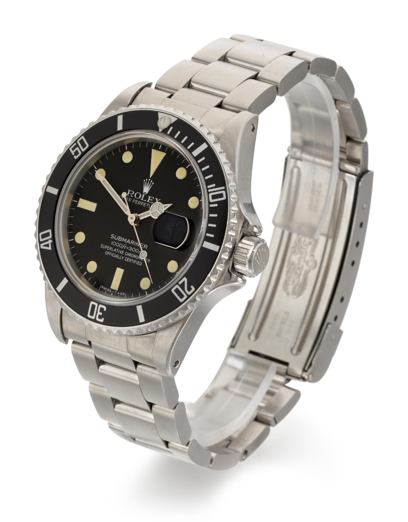 ROLEX | SUBMARINER, REFERENCE 16800, STAINLESS STEEL WRISTWATCH WITH ...