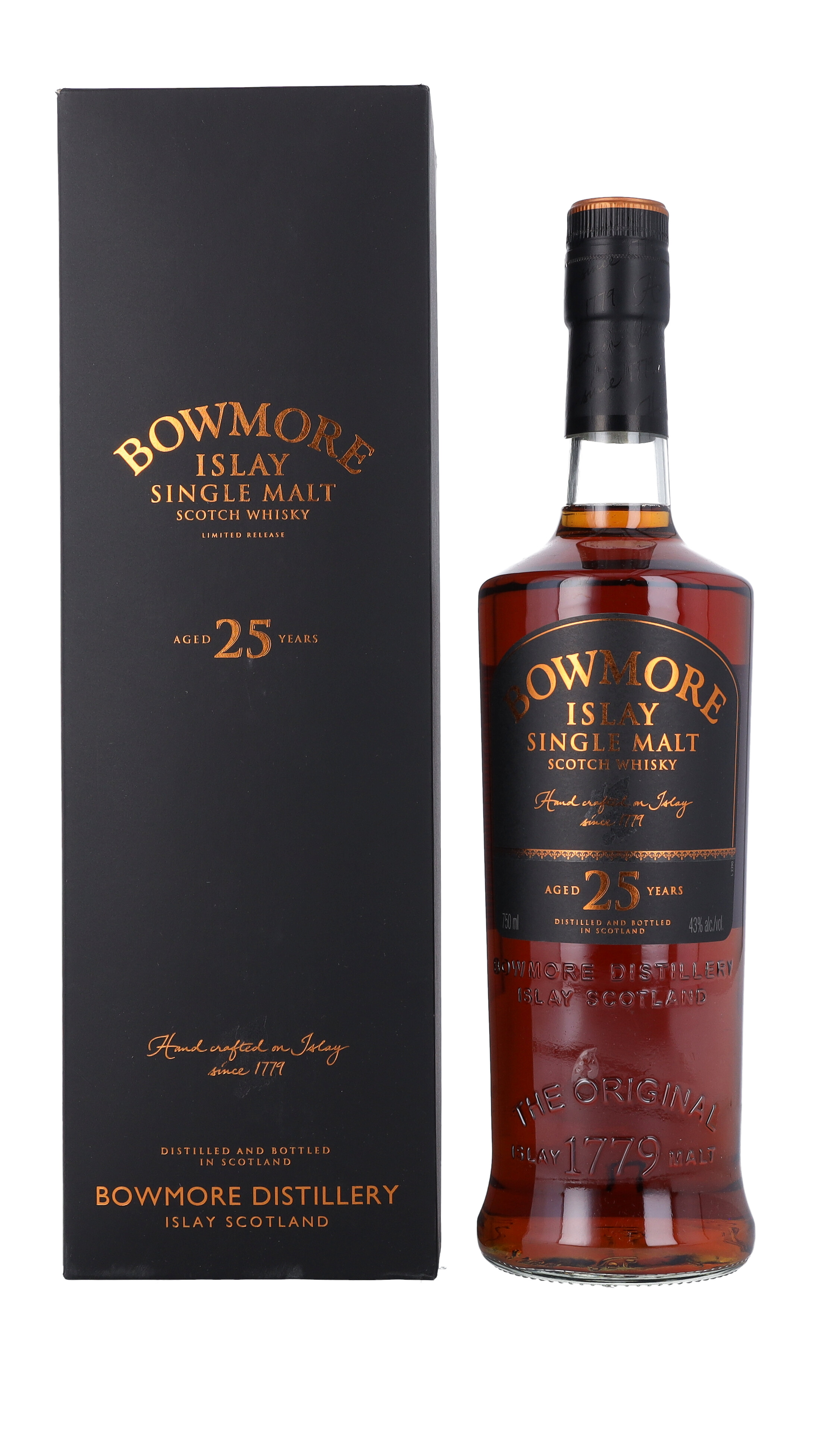 Bowmore 25 Year Old 43.0 abv NV (1 BT75) | Scotch Whisky: The Hollywood ...