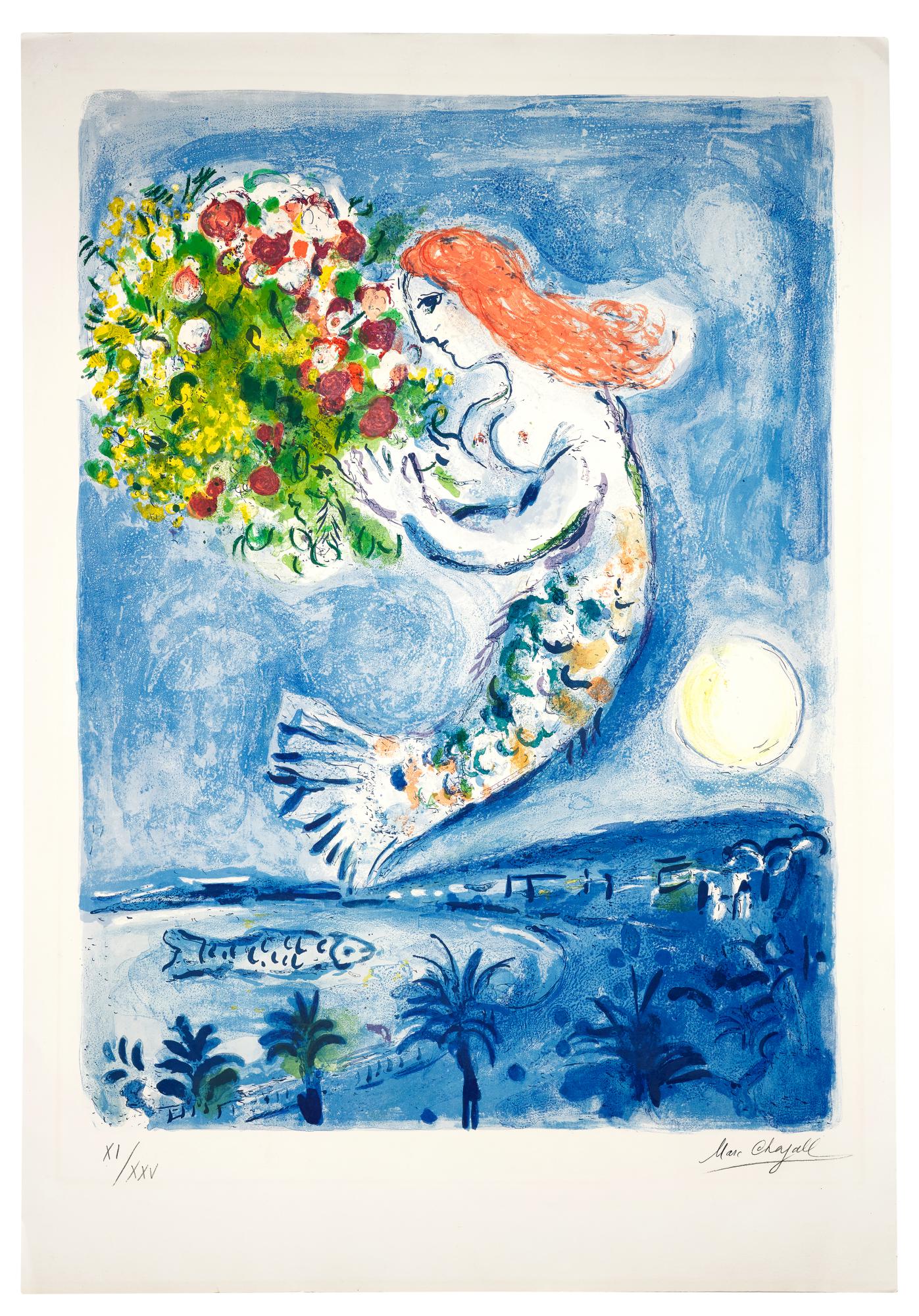MARC CHAGALL | LA BAIE DES ANGES (M. 350) | Marc Chagall’s Colourful ...