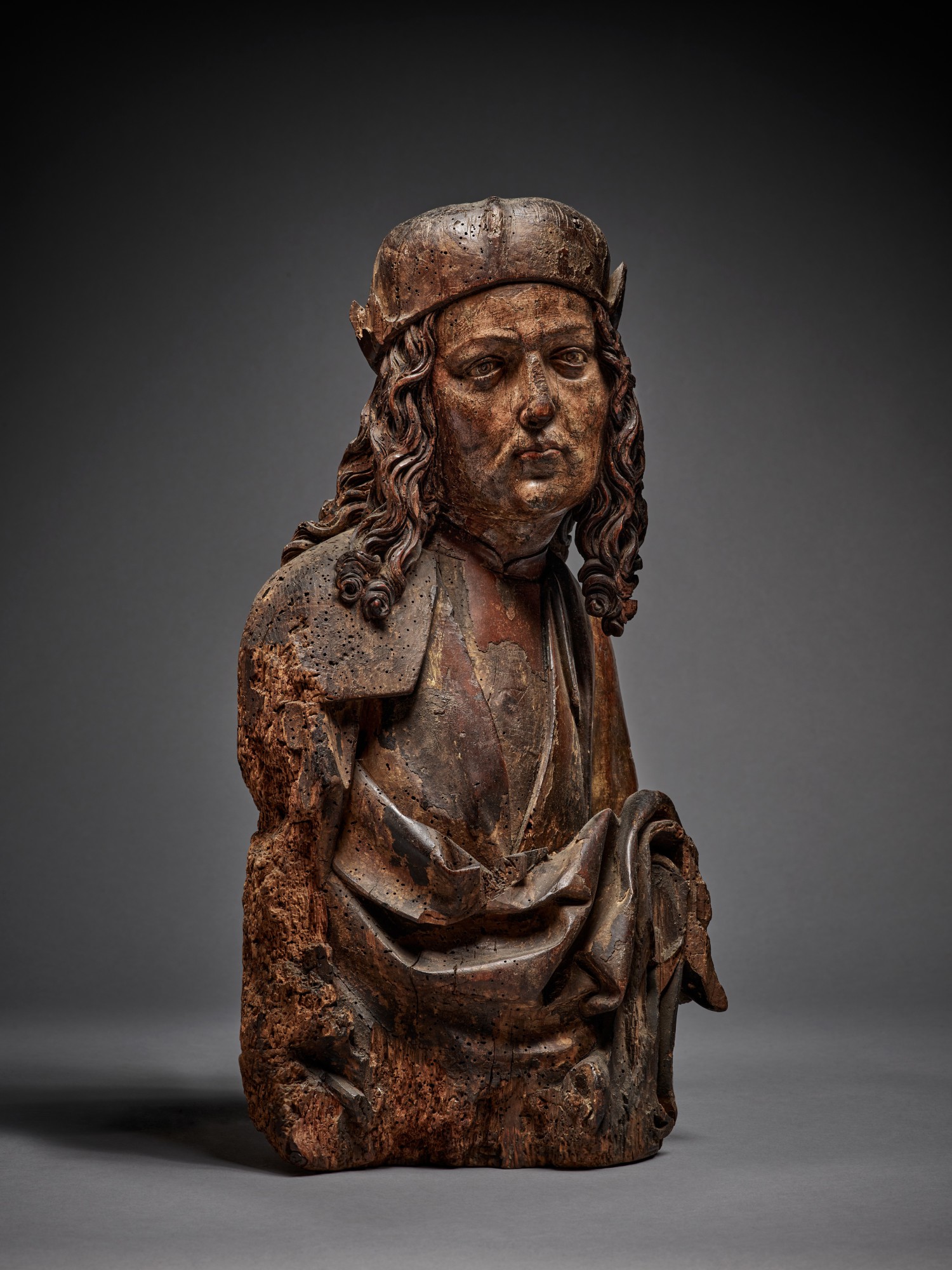 Half-Length Figure of a Male Saint | Master Sculpture & Works of Art ...