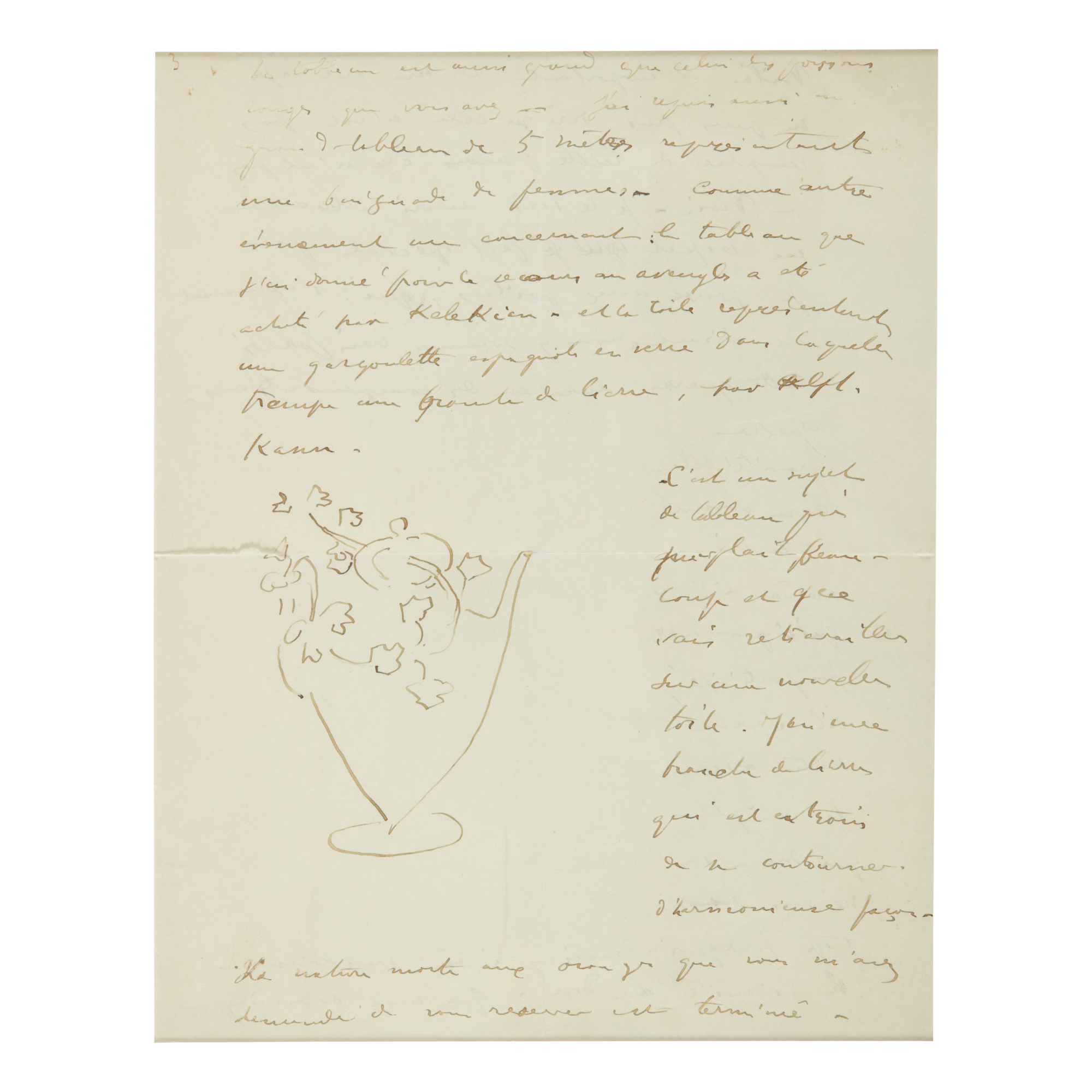 MATISSE, HENRI | Autograph letter signed ("H. Matisse") to Léonce ...