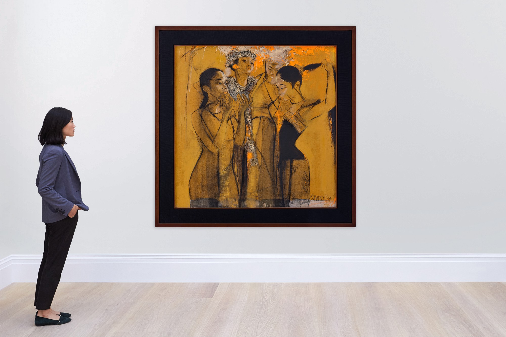 Sunaryo 蘇納里奧 | Tiga Gadis Yunani 三個少女 | Figure and Form: Modern Art ...