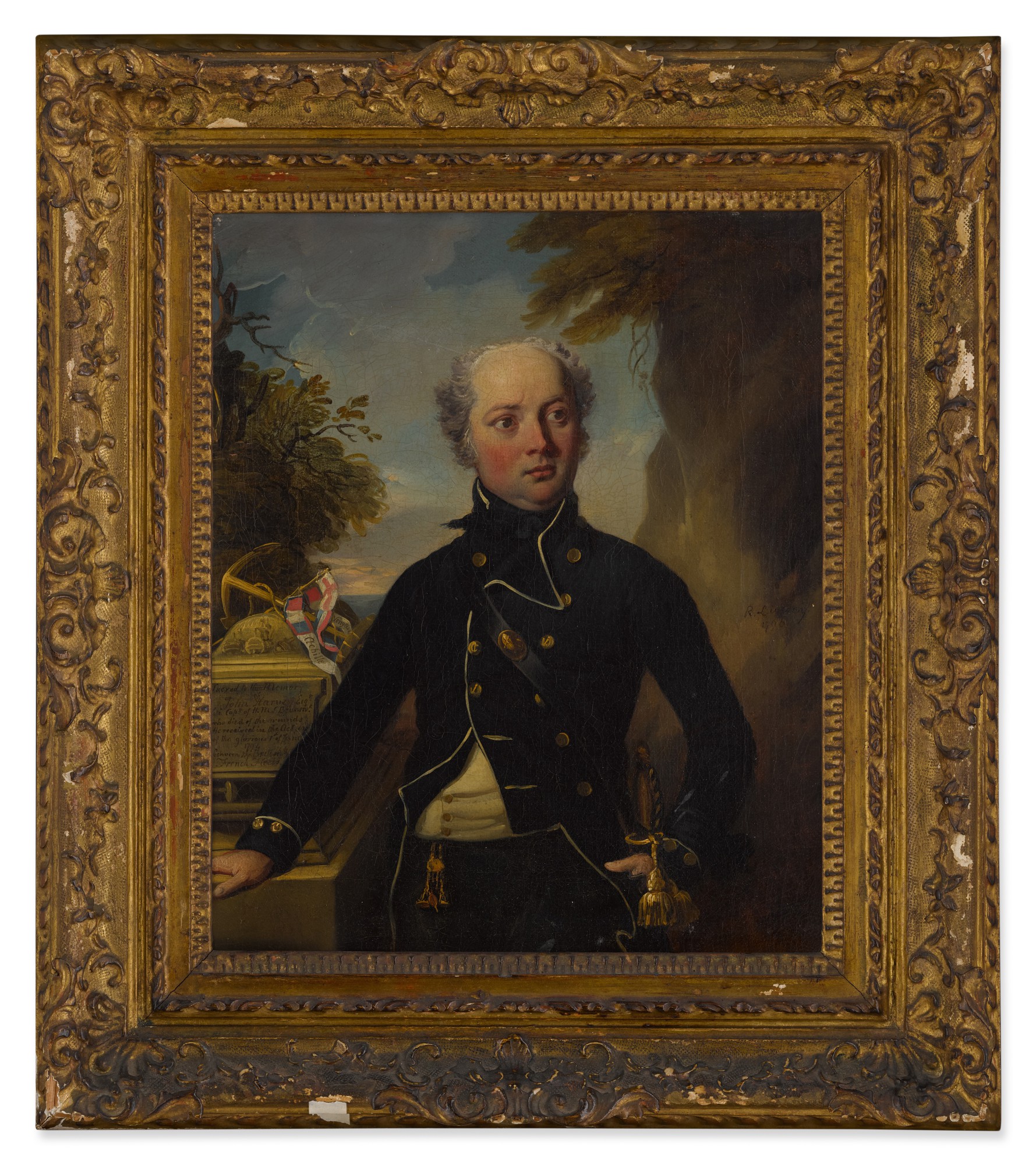 Portrait of Captain John Harvey (1740-1794), half-length | Master ...
