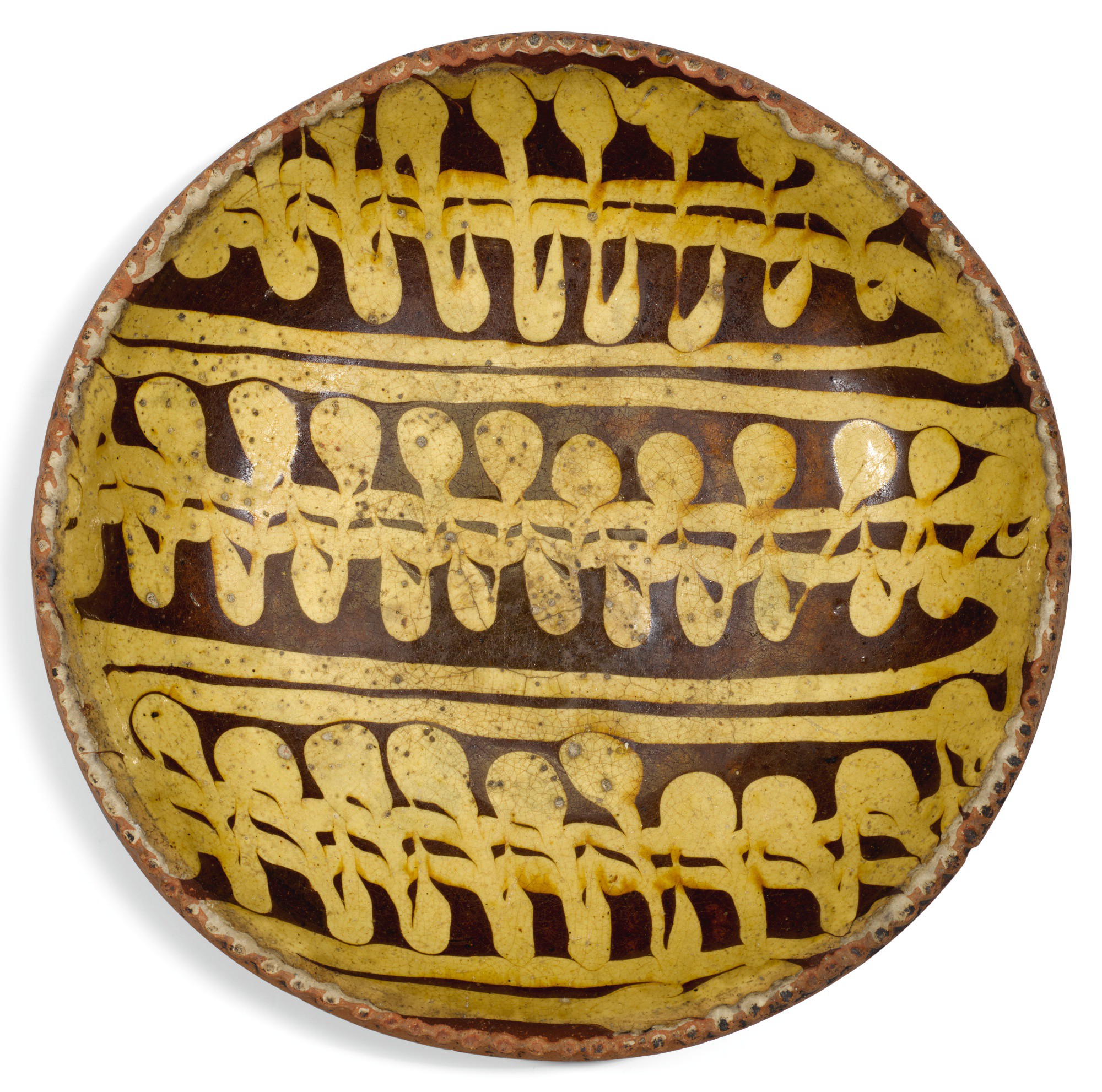 AN ENGLISH SLIPWARE BAKING DISH, 18TH CENTURY | STYLE: European Silver ...