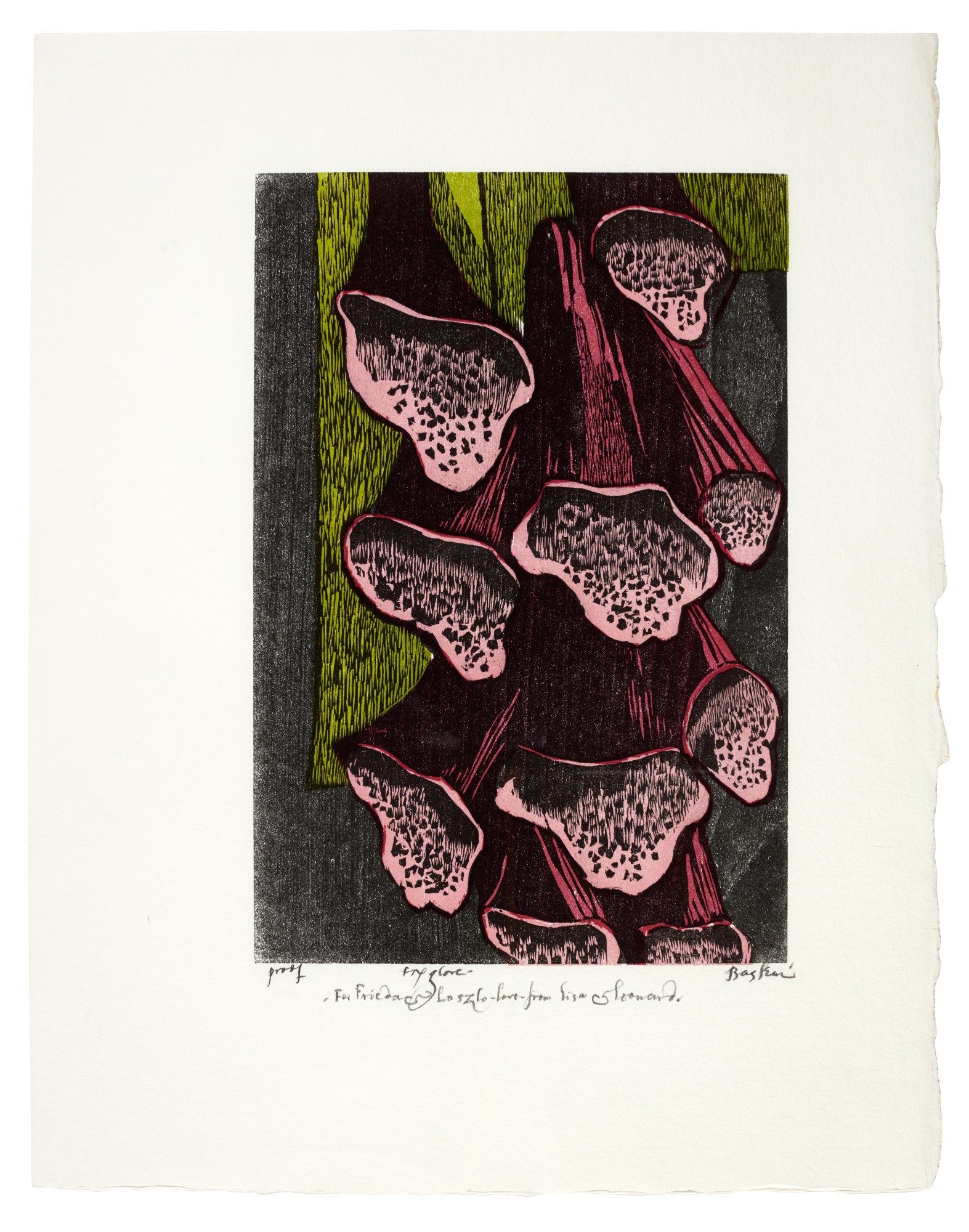 Leonard Baskin | Proofs of eight engravings, signed by the artist, c ...