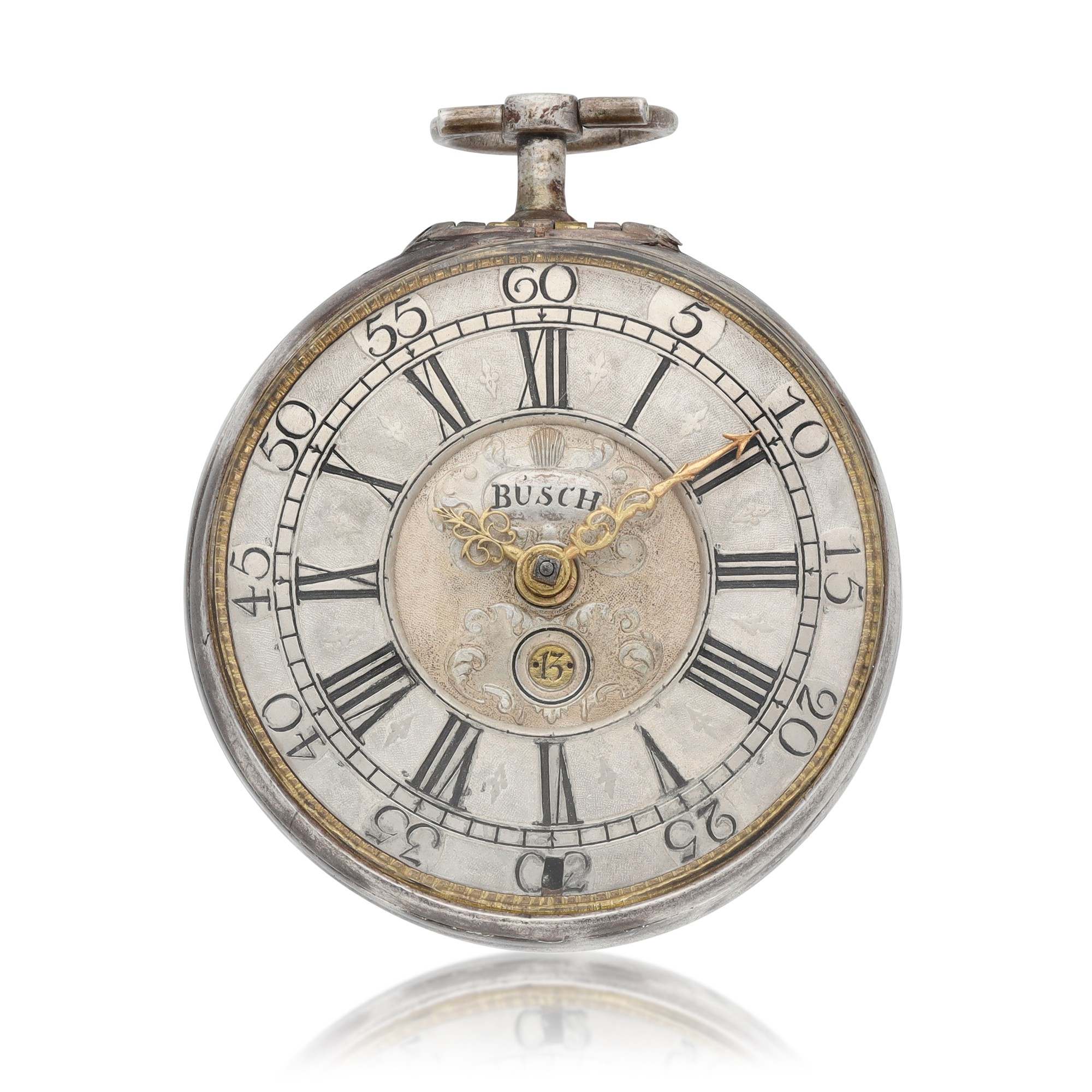 No. 312 A silver pair cased verge calendar watch Circa 1710 | Fine ...