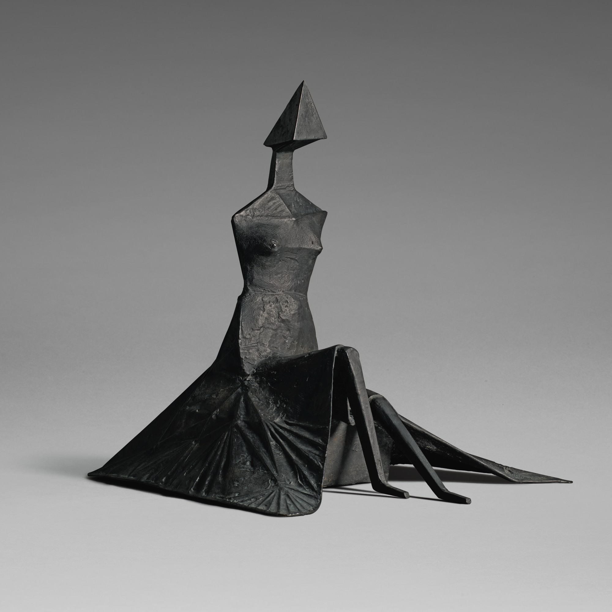 LYNN CHADWICK, R.A. | SITTING WOMAN IN ROBES IV | Modern & Post-War ...