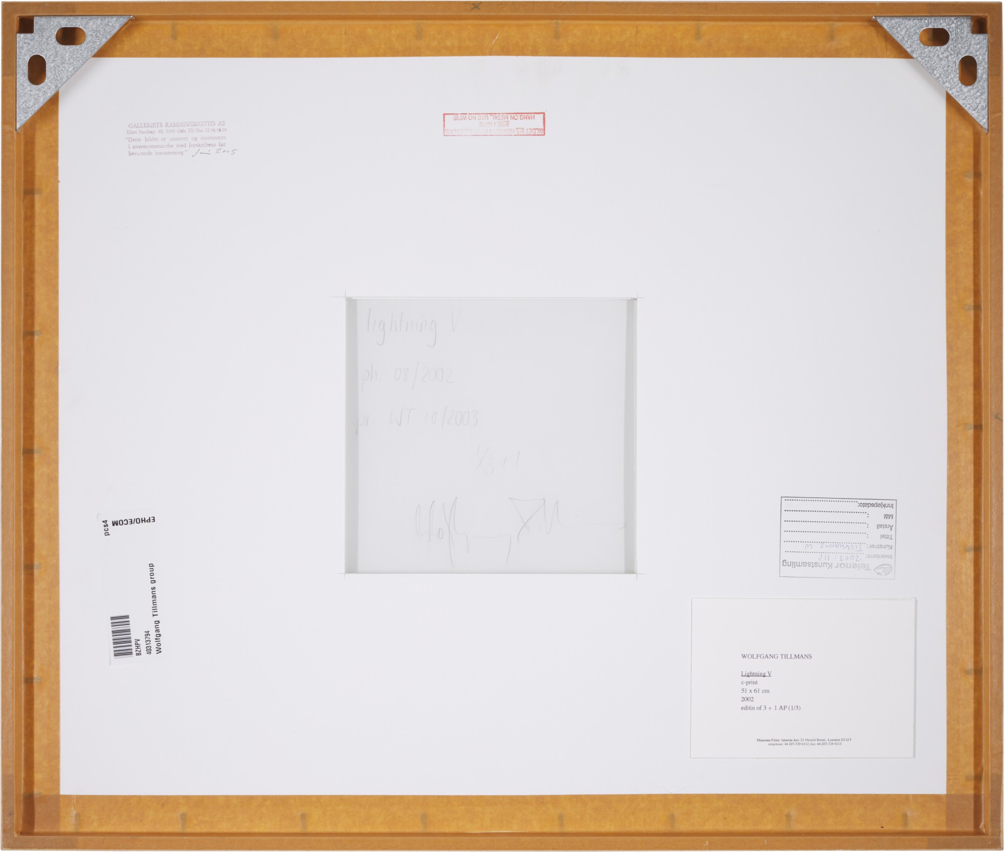 Group of four chromogenic prints, 2002 | Photographs | 2021 | Sotheby's