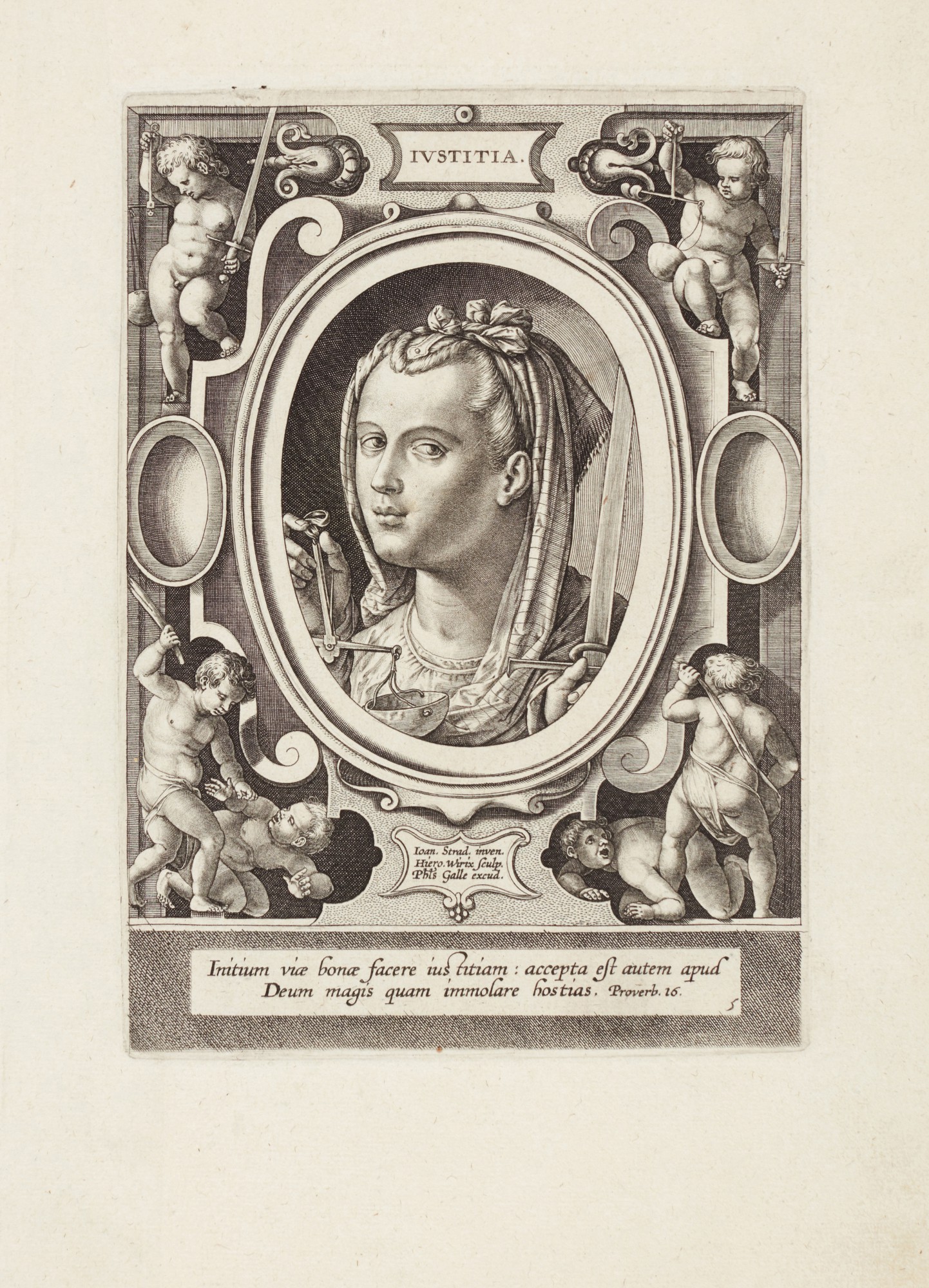 The Seven Virtues (New Hollstein 263-270) | Old Master Prints | 2021 ...