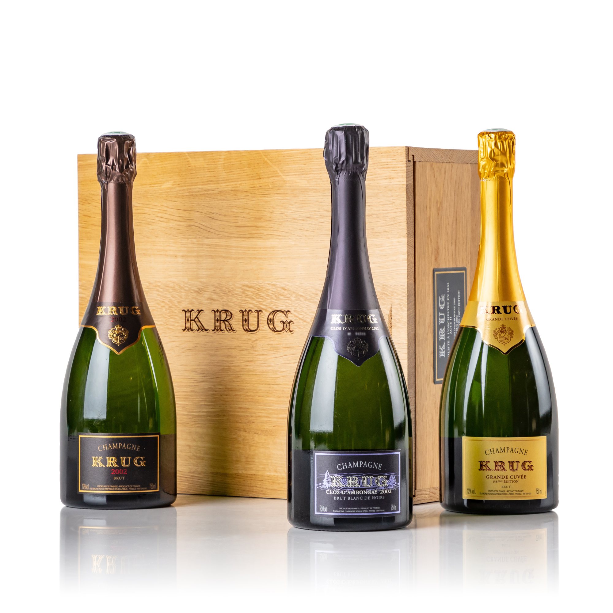 Krug Case "Soloist to Orchestra" 2002 (3 BT) | Titans of Bordeaux ...