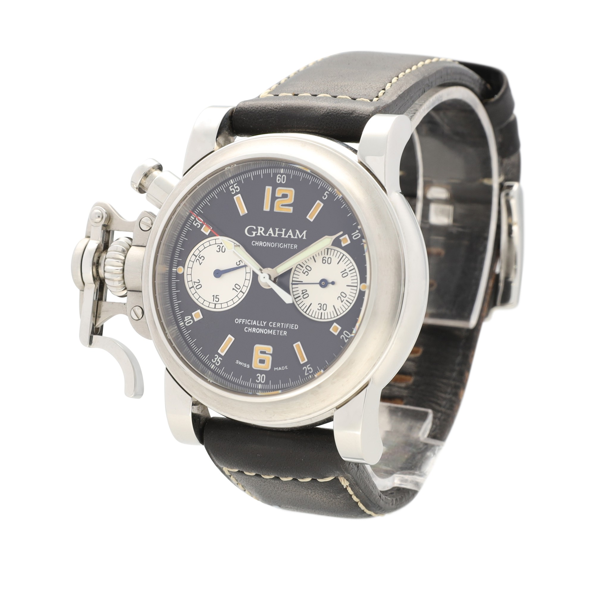 Graham | Chronofighter, Reference 2CFAS, A stainless steel chronograph ...