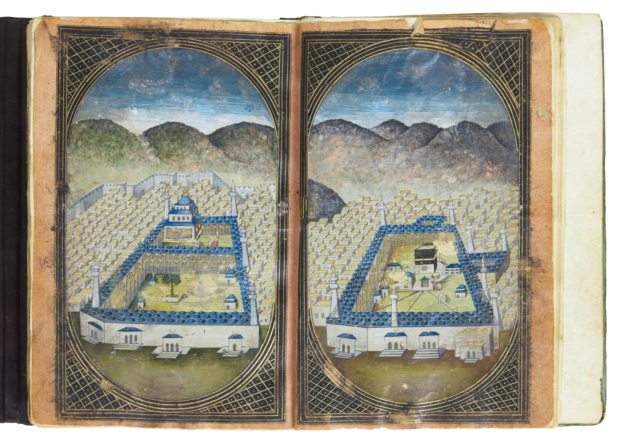 An illuminated collection of prayers, including Dala’il al-khayrat ...